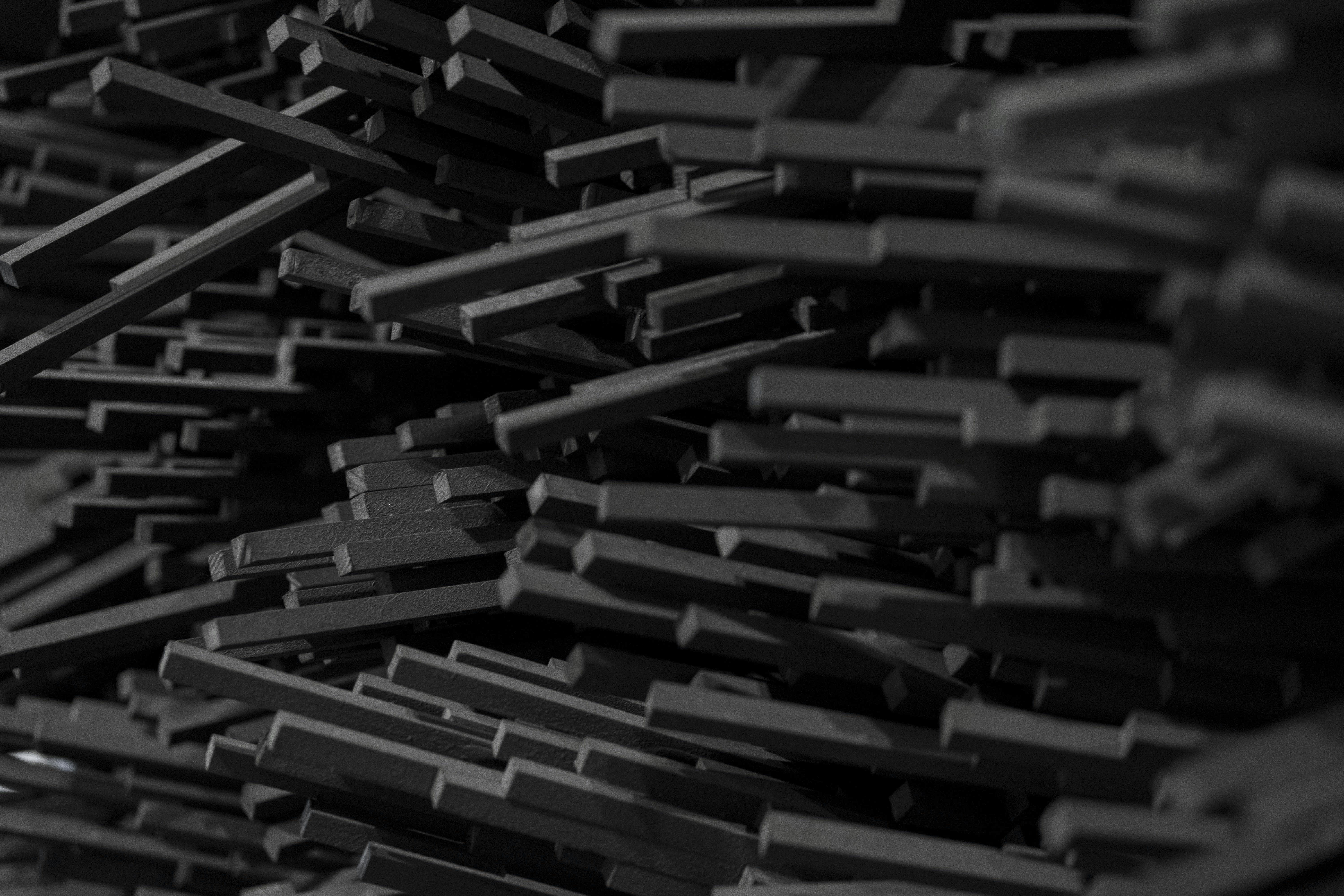 Monochrome Cascade: A Surge of Angular Rail in Quiet Collision