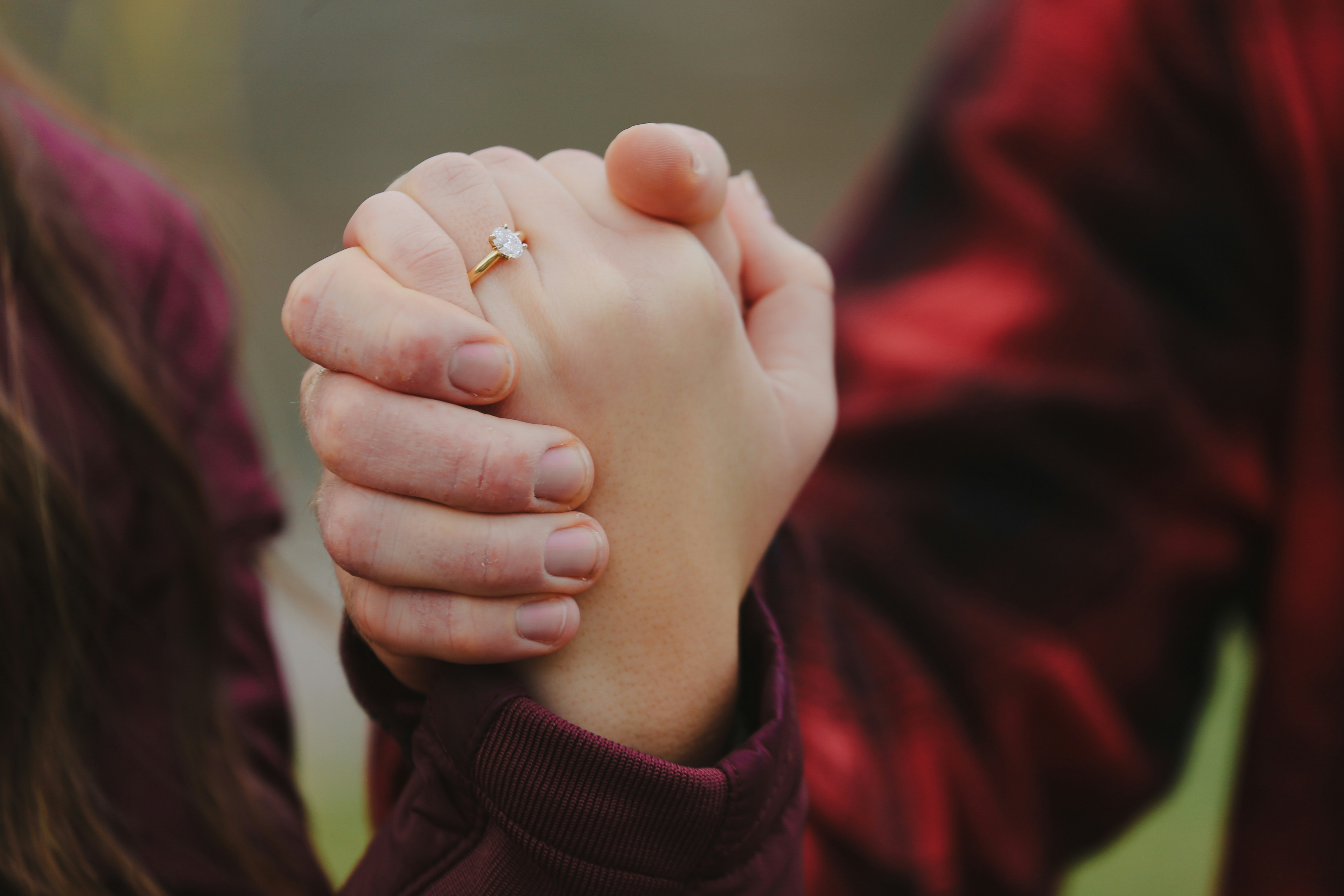 A Promise in Hand: An Engaged Grip and Ring