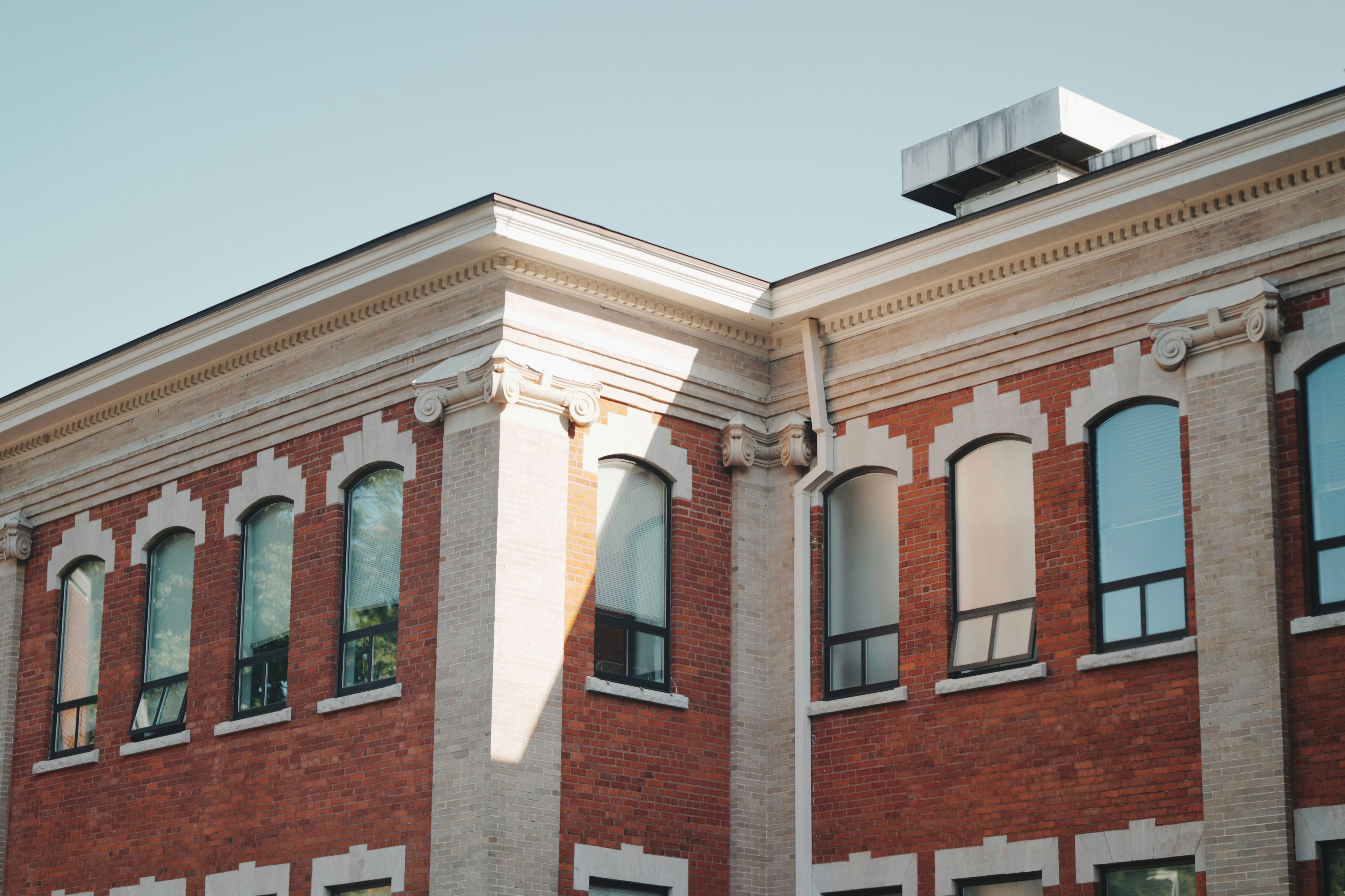 Brick Corner: Light and Shadow on Classical Detailing