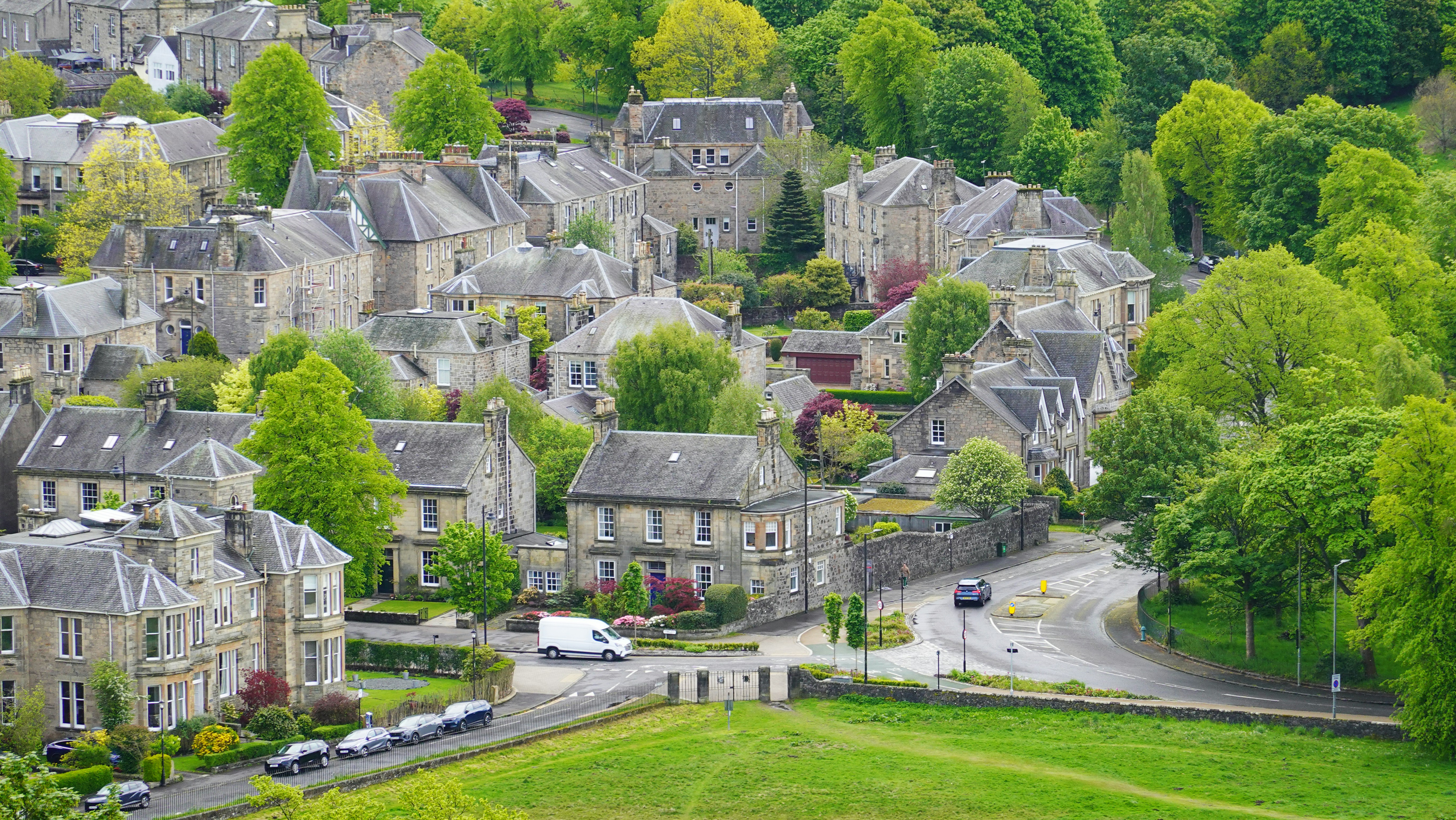 A Quiet Village Tucked Among Verdant Hills