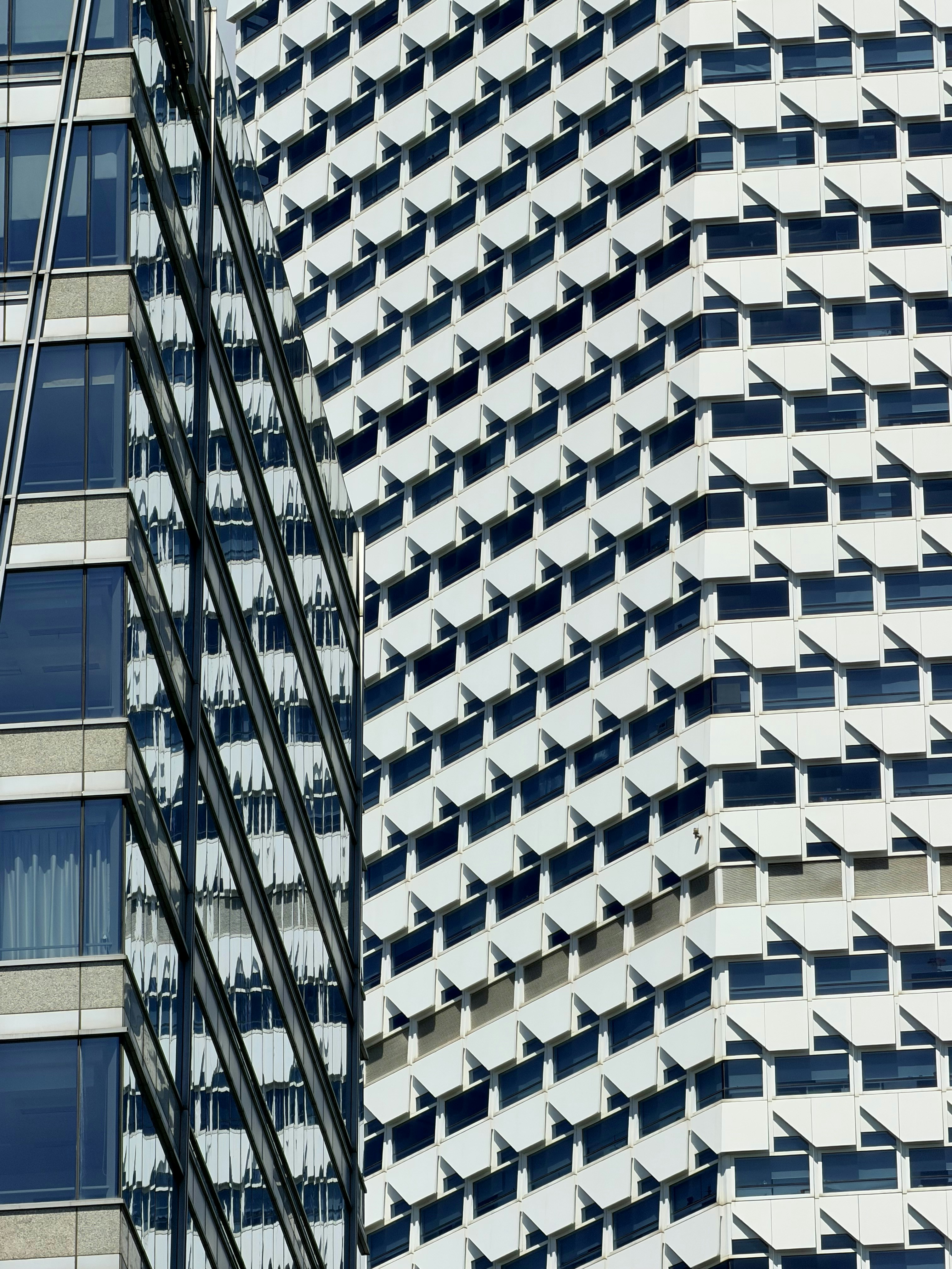 Fractured Facade: A Geometric Duel of Glass and Shadows