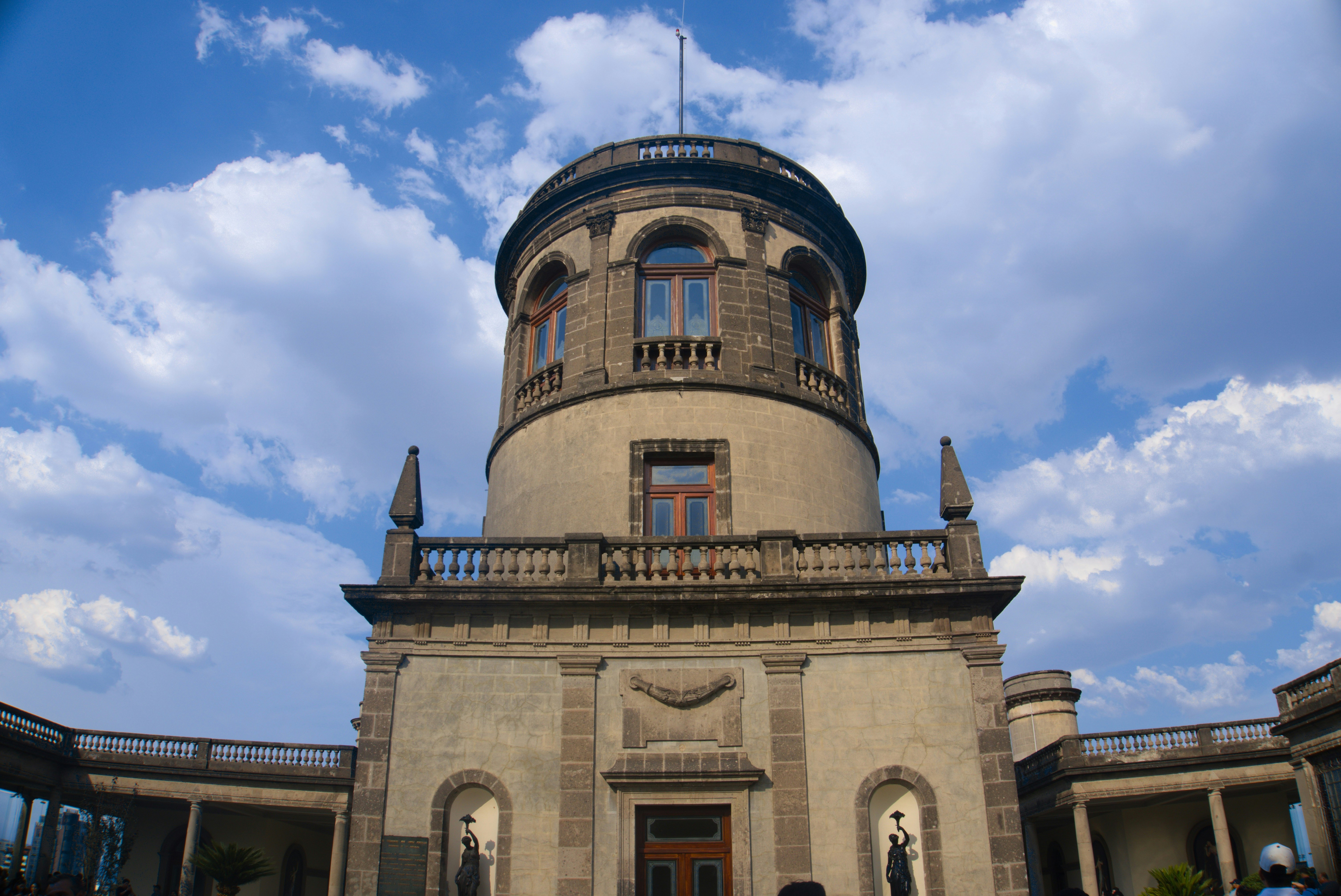 Watchtower at Dusk: A Renaissance Revival Facade Reaches for the Sky
