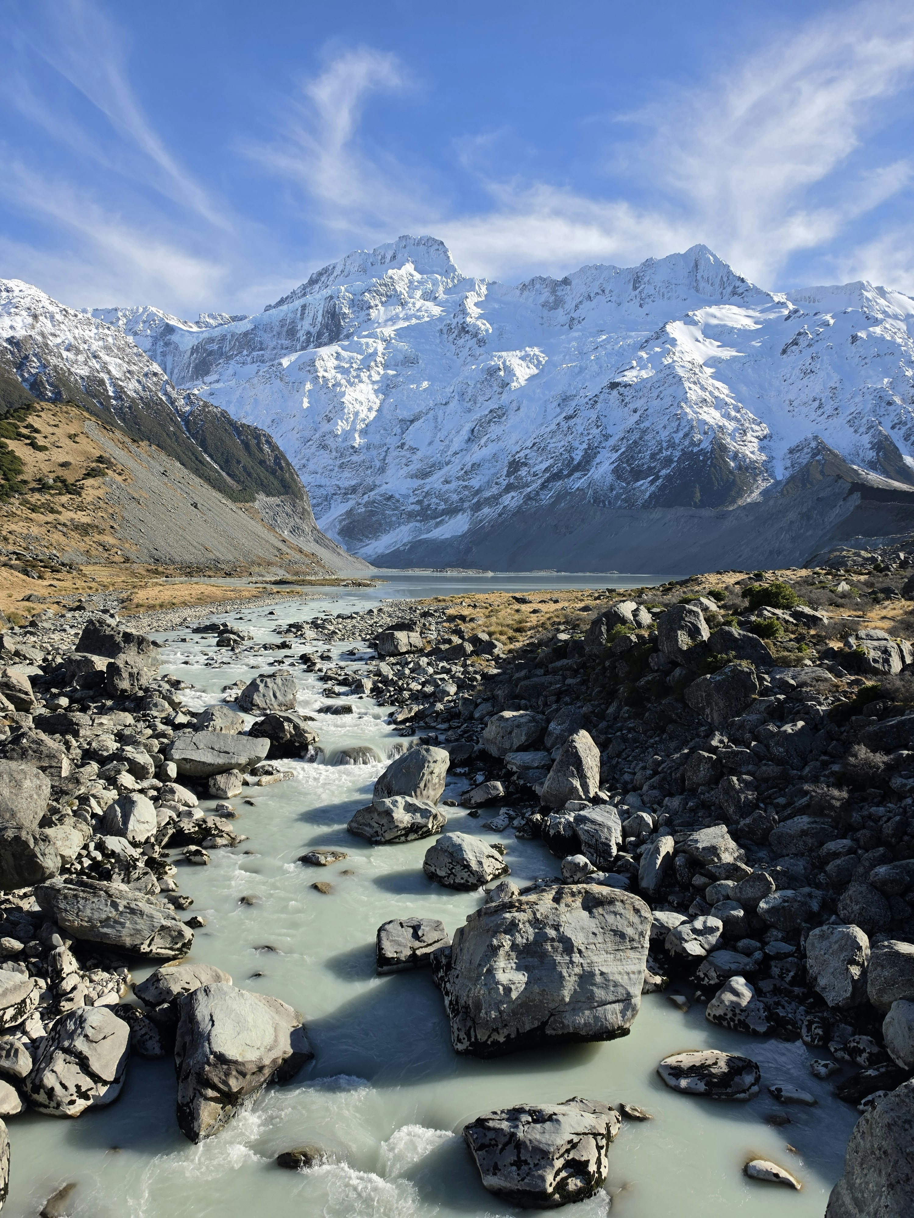 Icy Giants at the End of the Valley