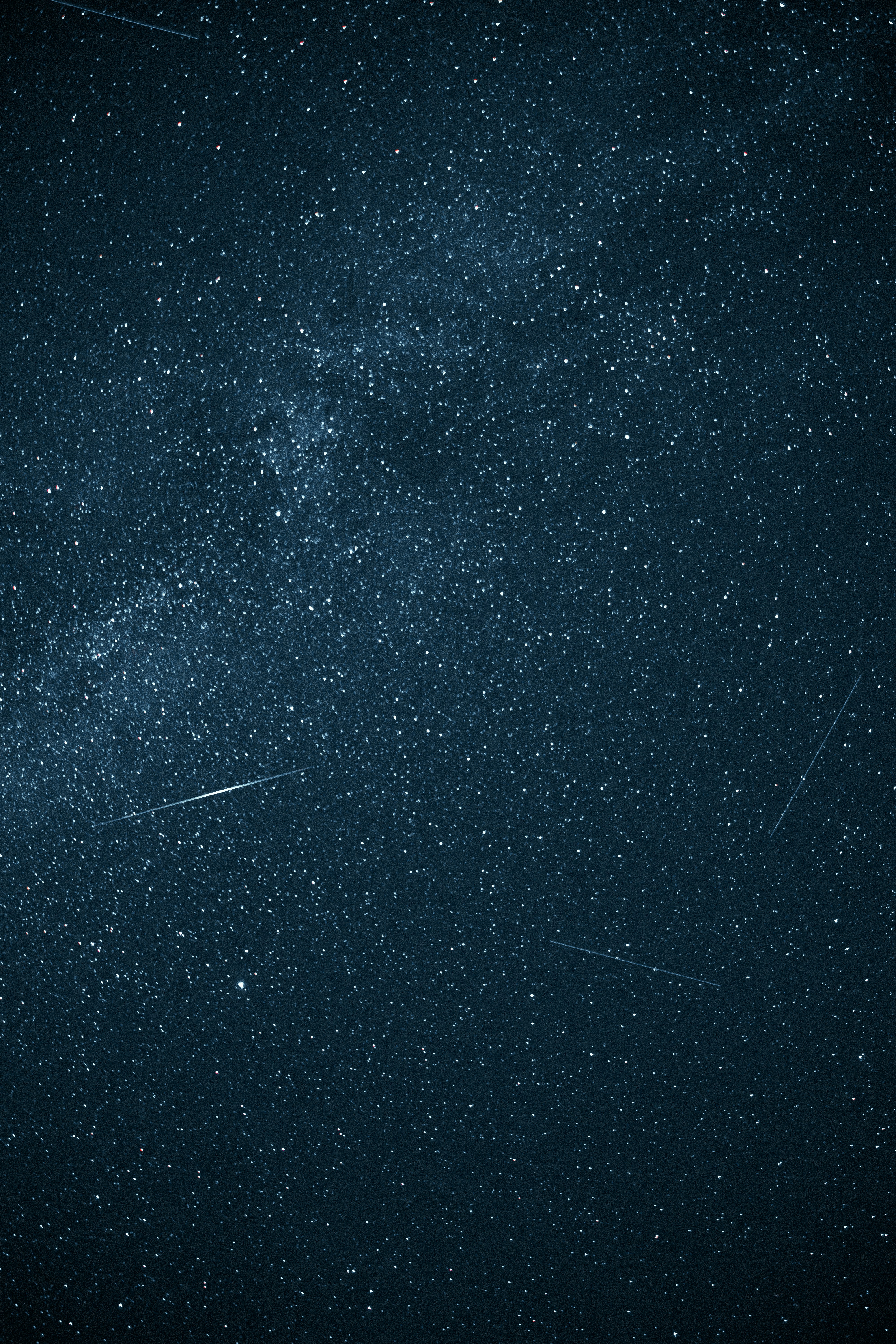 Star Trails Across a Quiet Night Sky