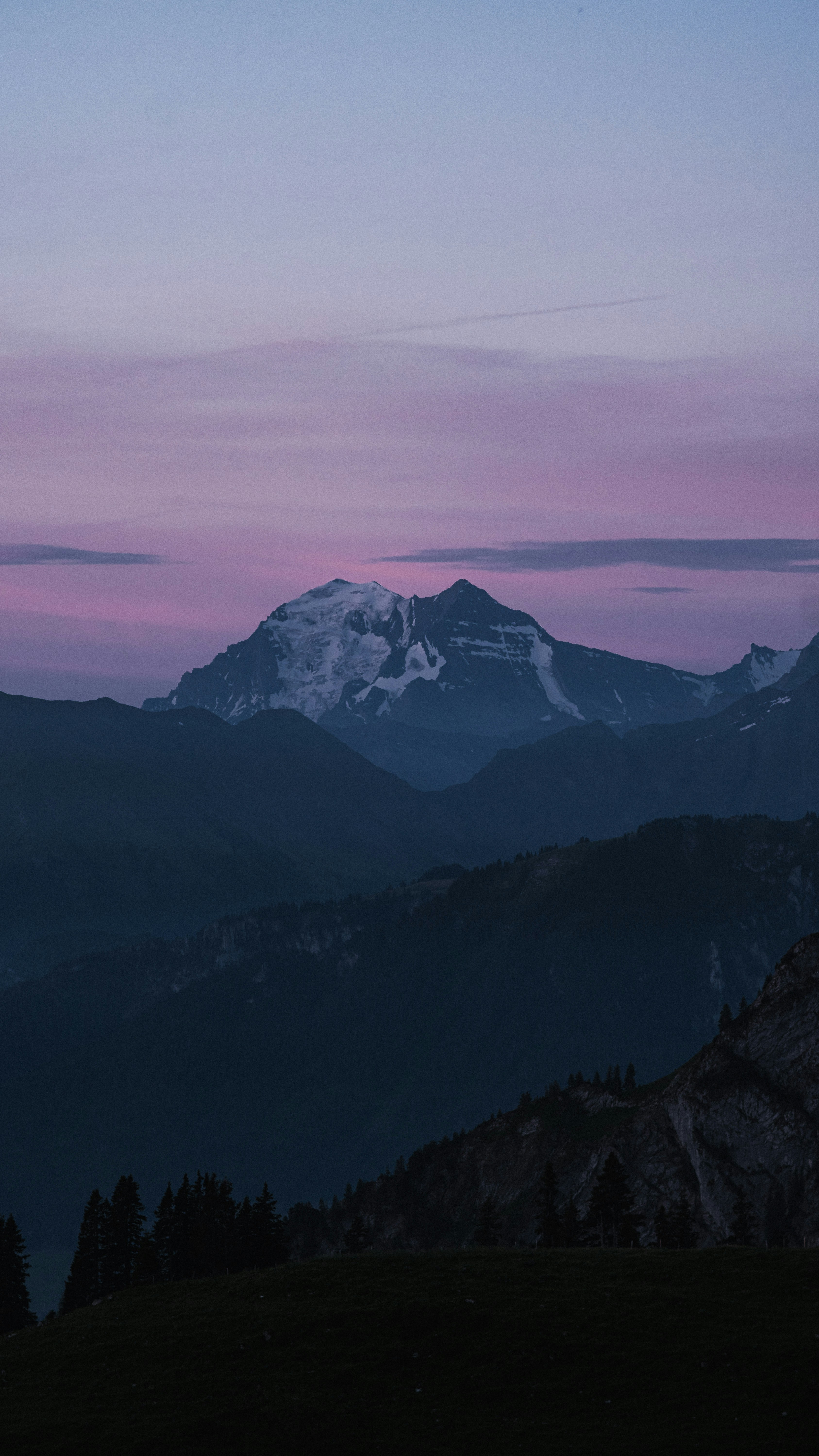  twilight aegis over the alpine silhouette