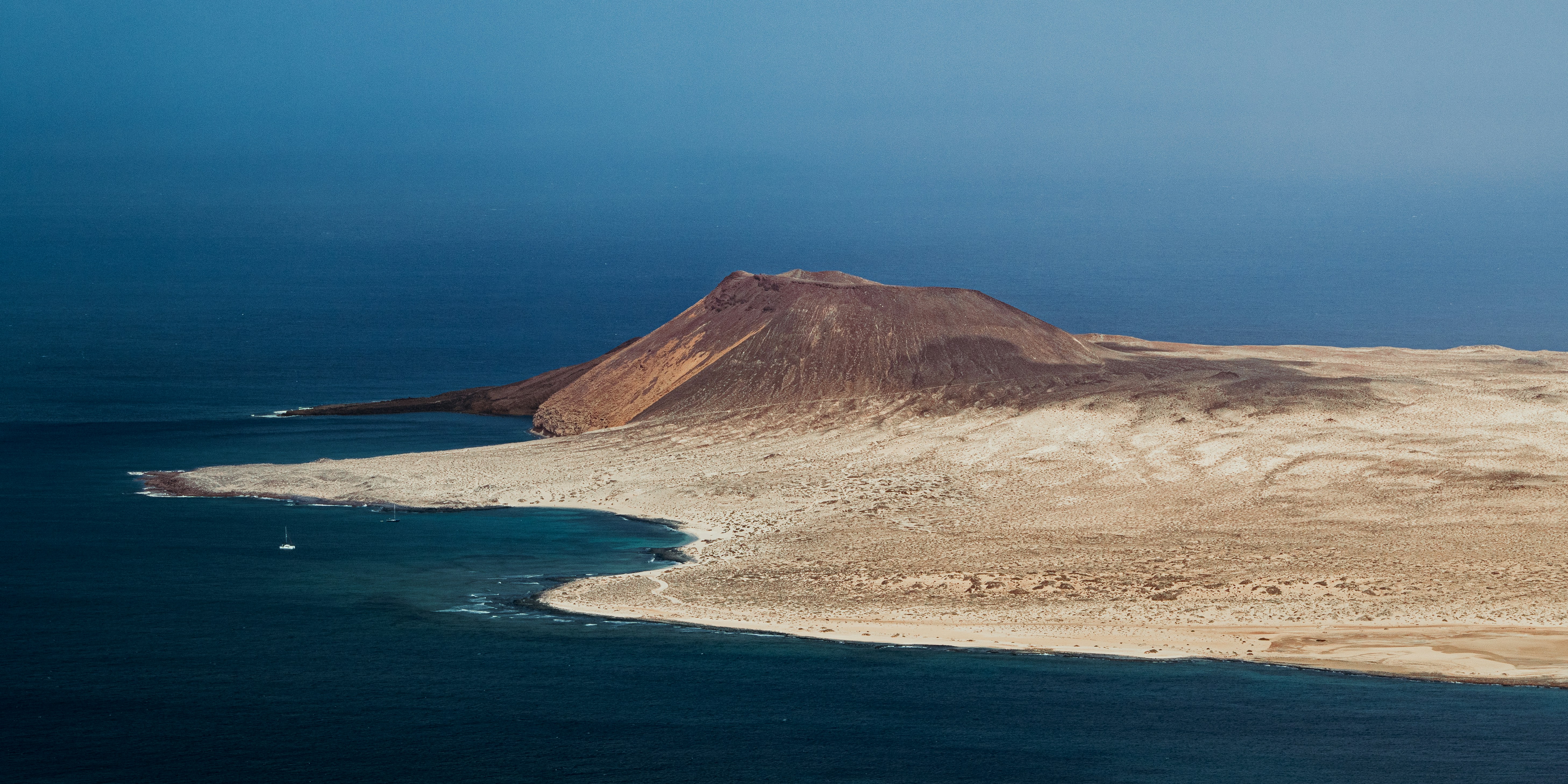 Desert Headland Meeting the Atlantic: A Quiet Convergence