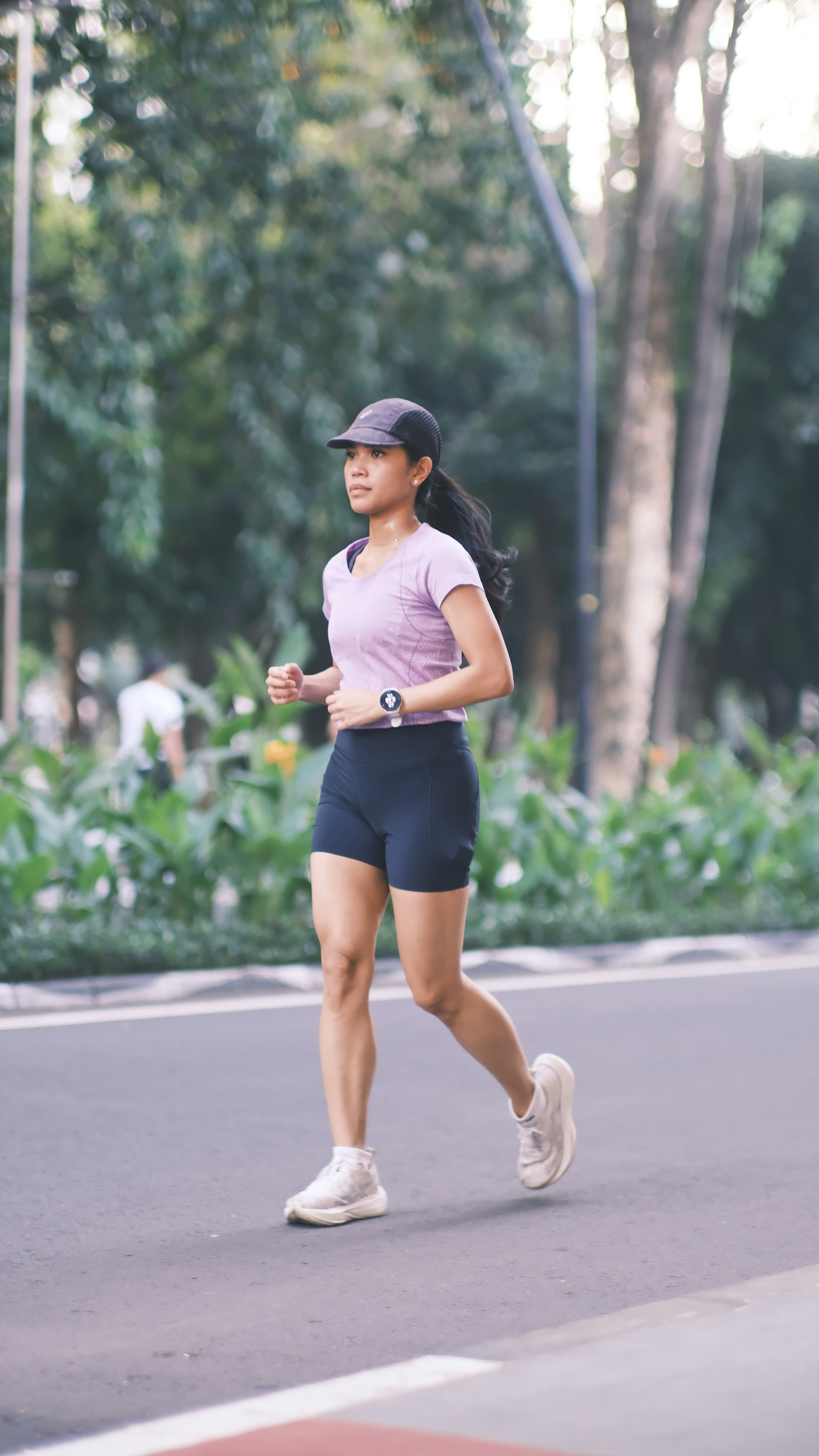 Pace in Motion: A Runner in Focus