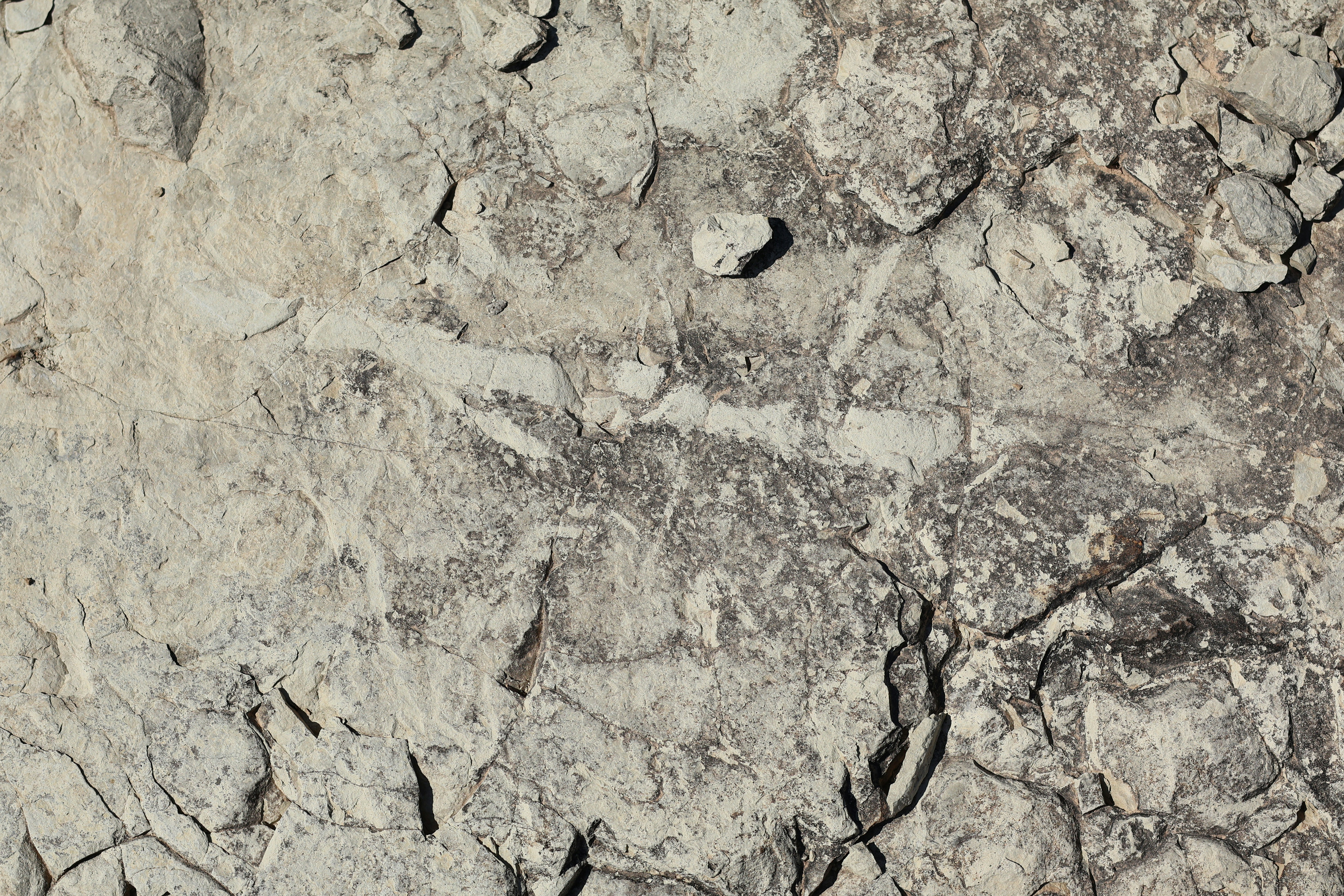Cracked Marbles: Close-up of Weathered Rock Texture