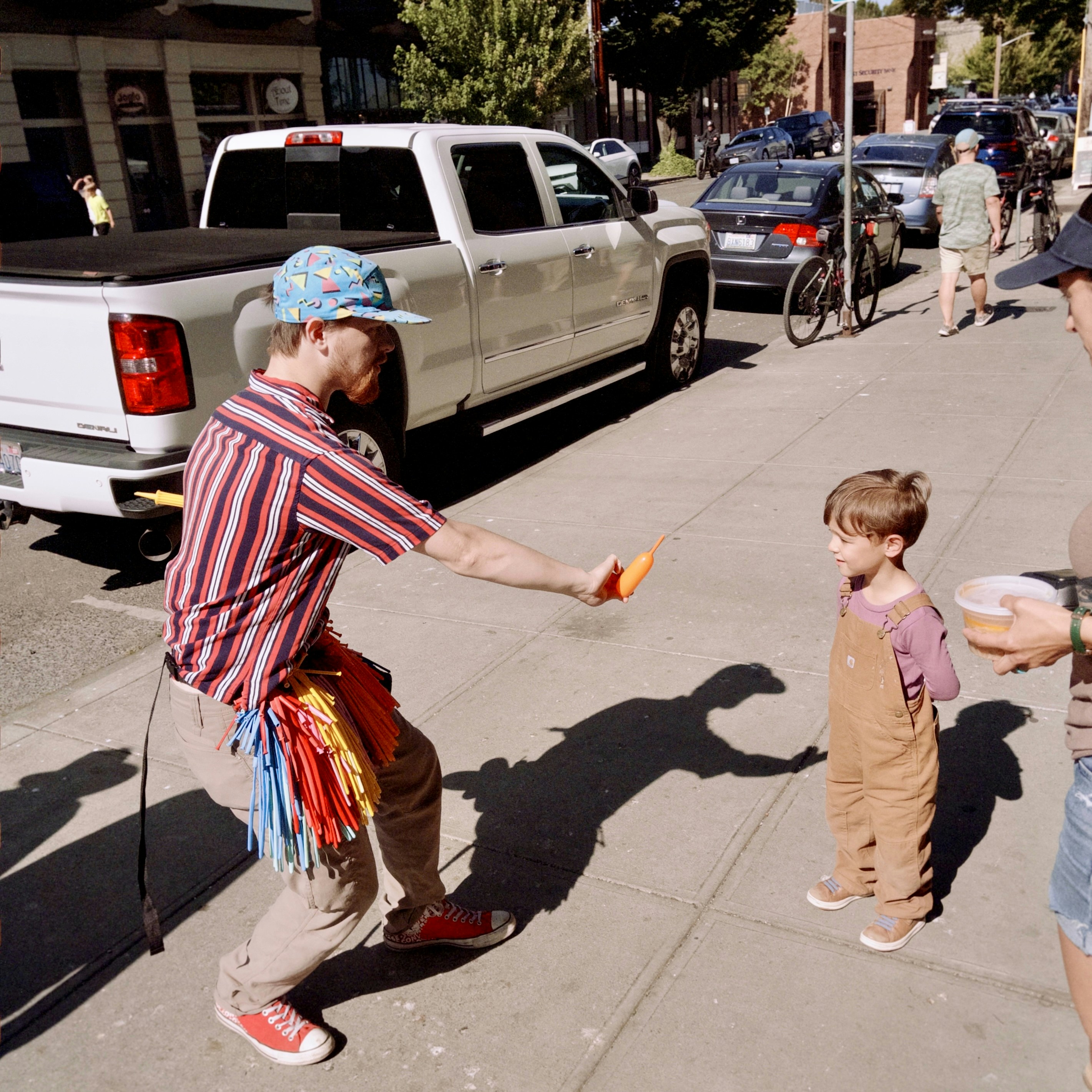 Street Soiree: The Cone Toss Confrontation