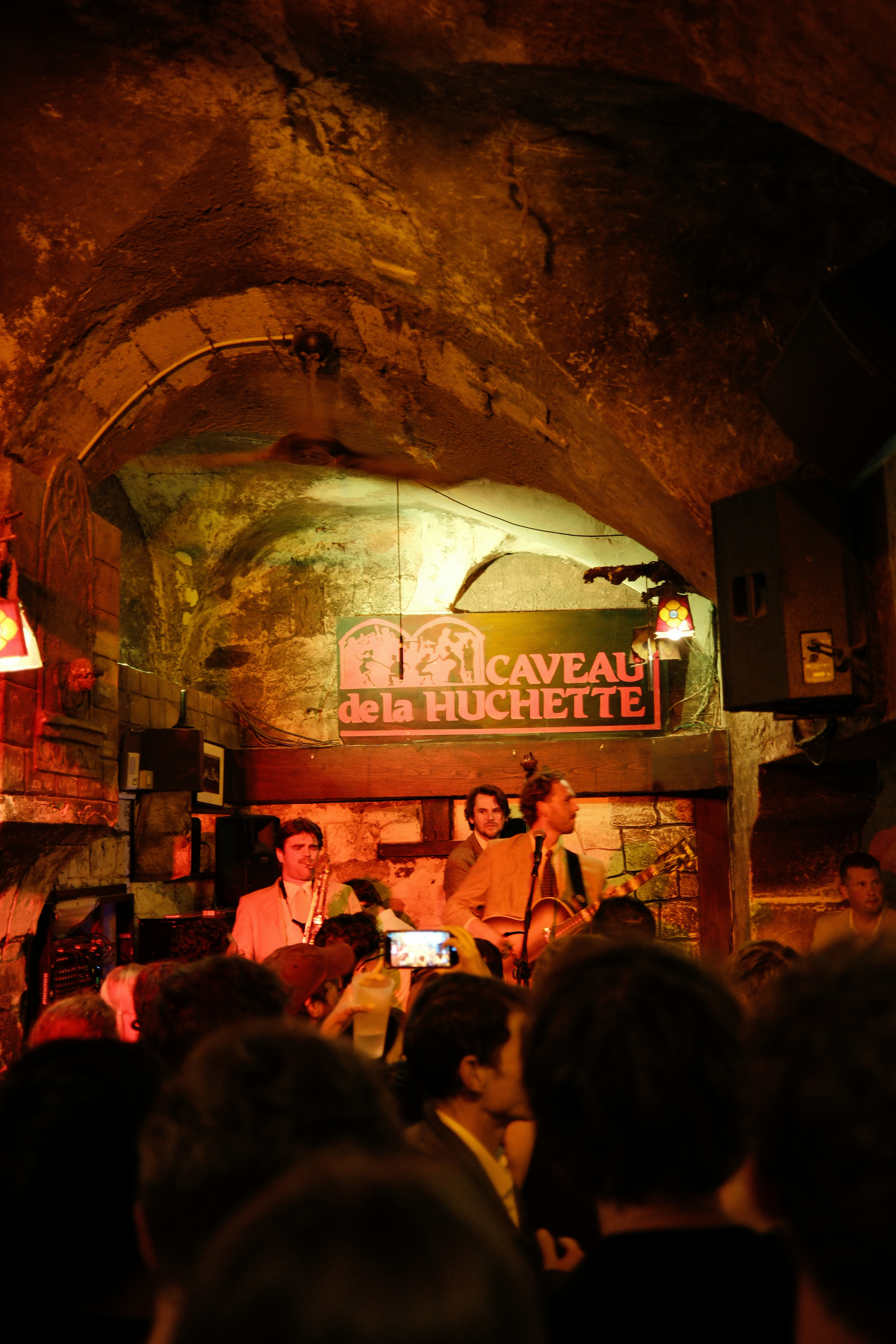 Underground Jazz in Red Glow