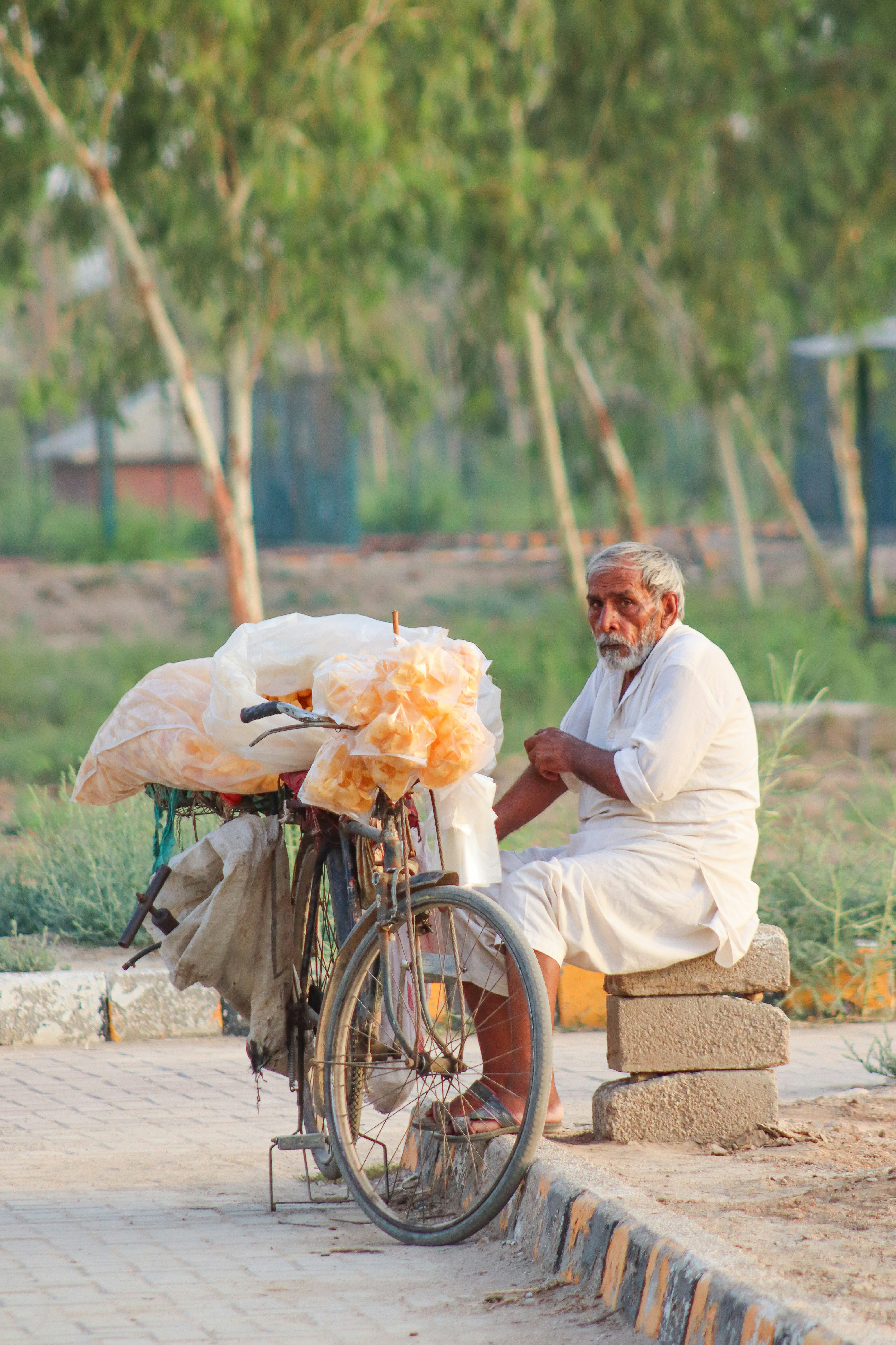 Beside the Roadside Bicycle: A Quiet Moment of Reflection