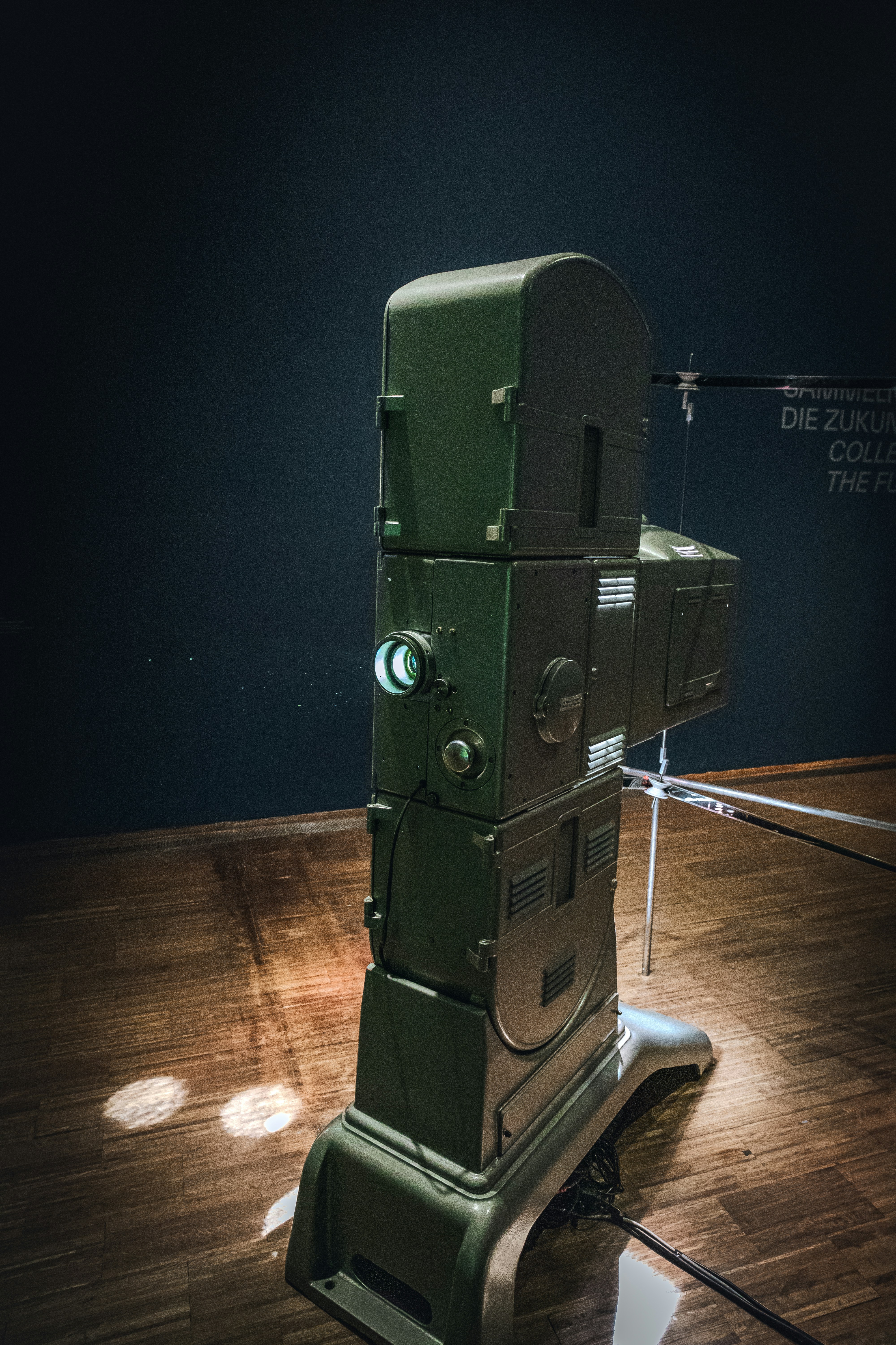 Rising Light: A Vintage Projector On Public Display