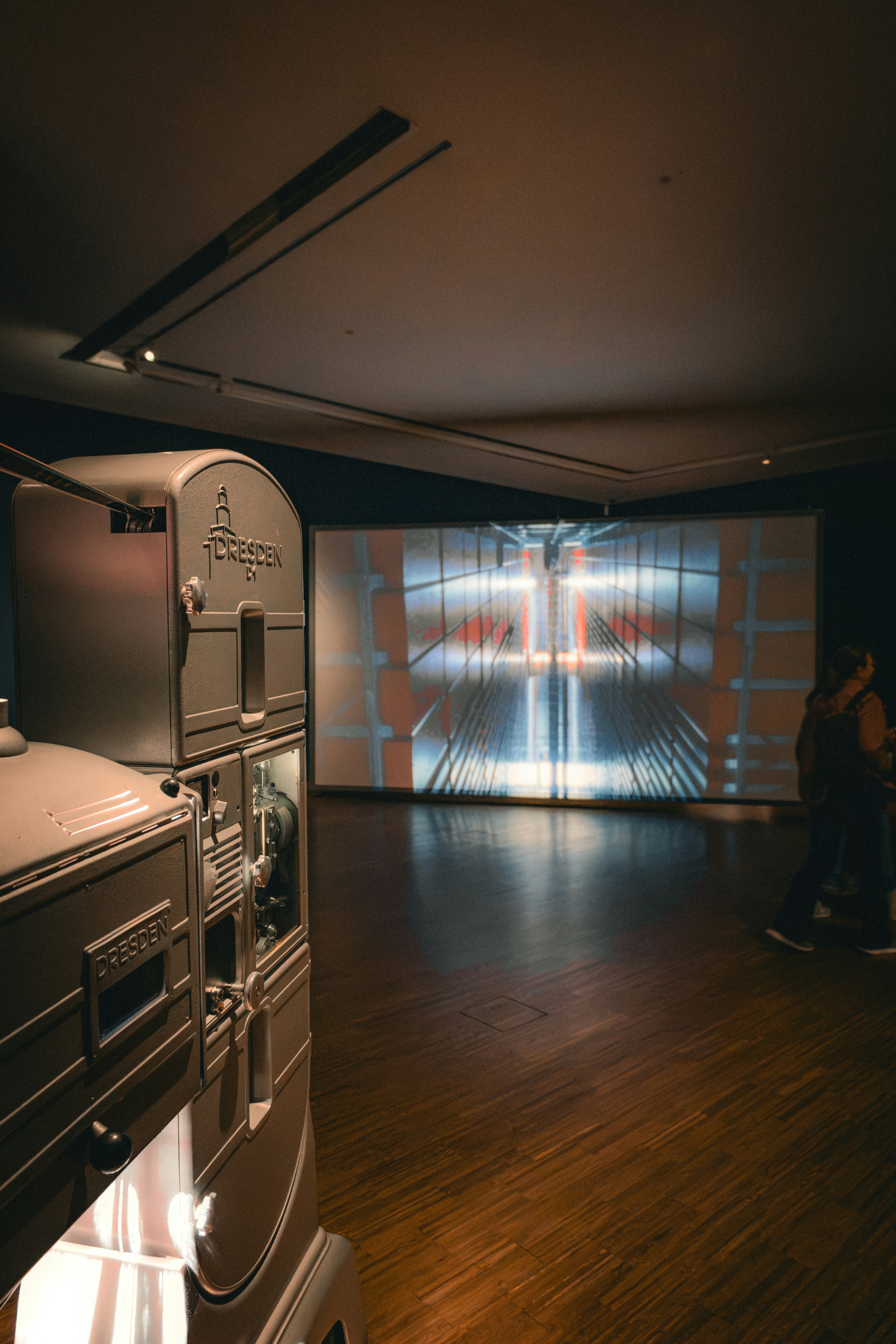 Industrial Kitchen Meets Projection: A Tour Through Time