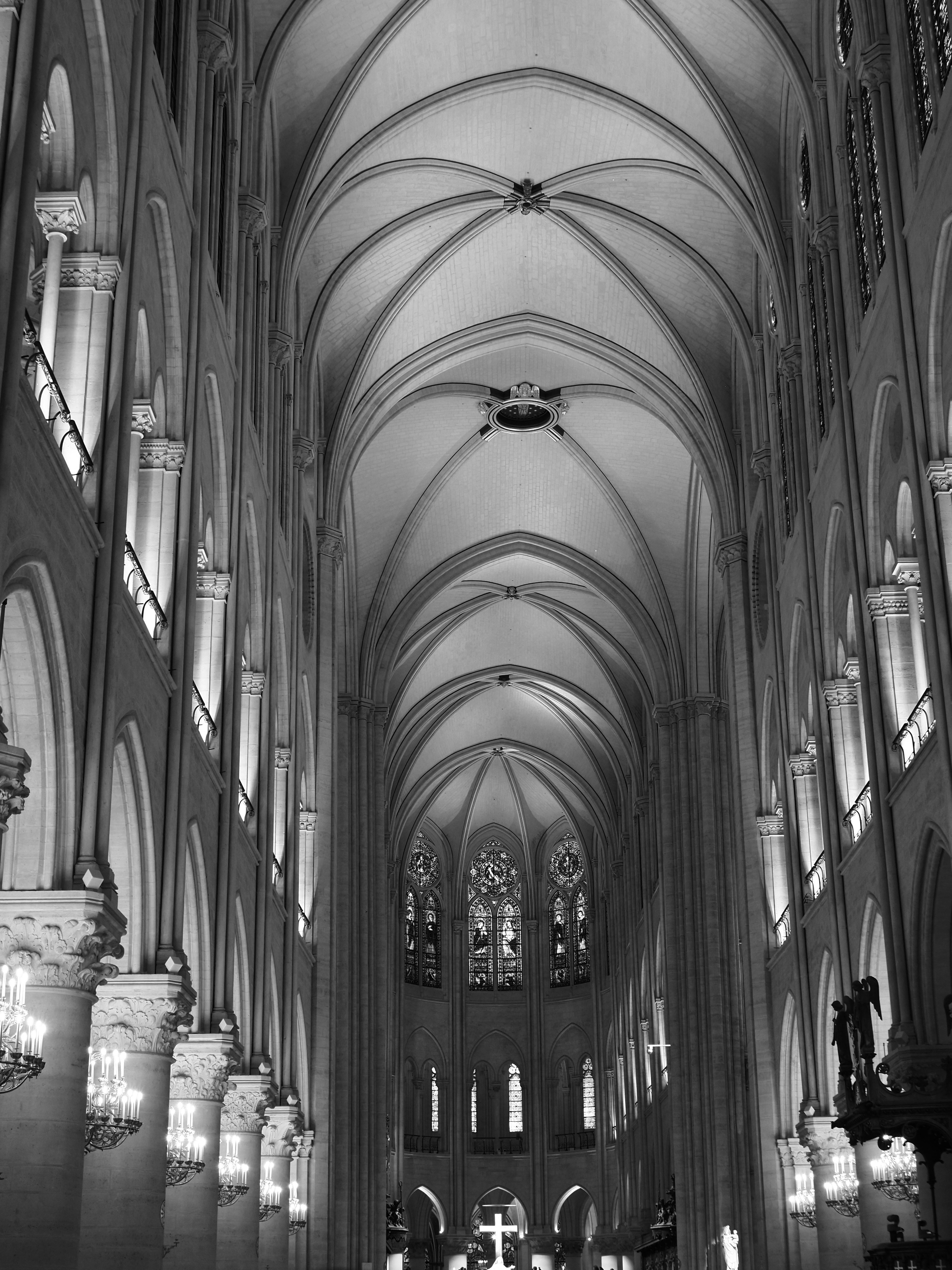 Gothic Vaults of Silence: A Cathedral Aglow