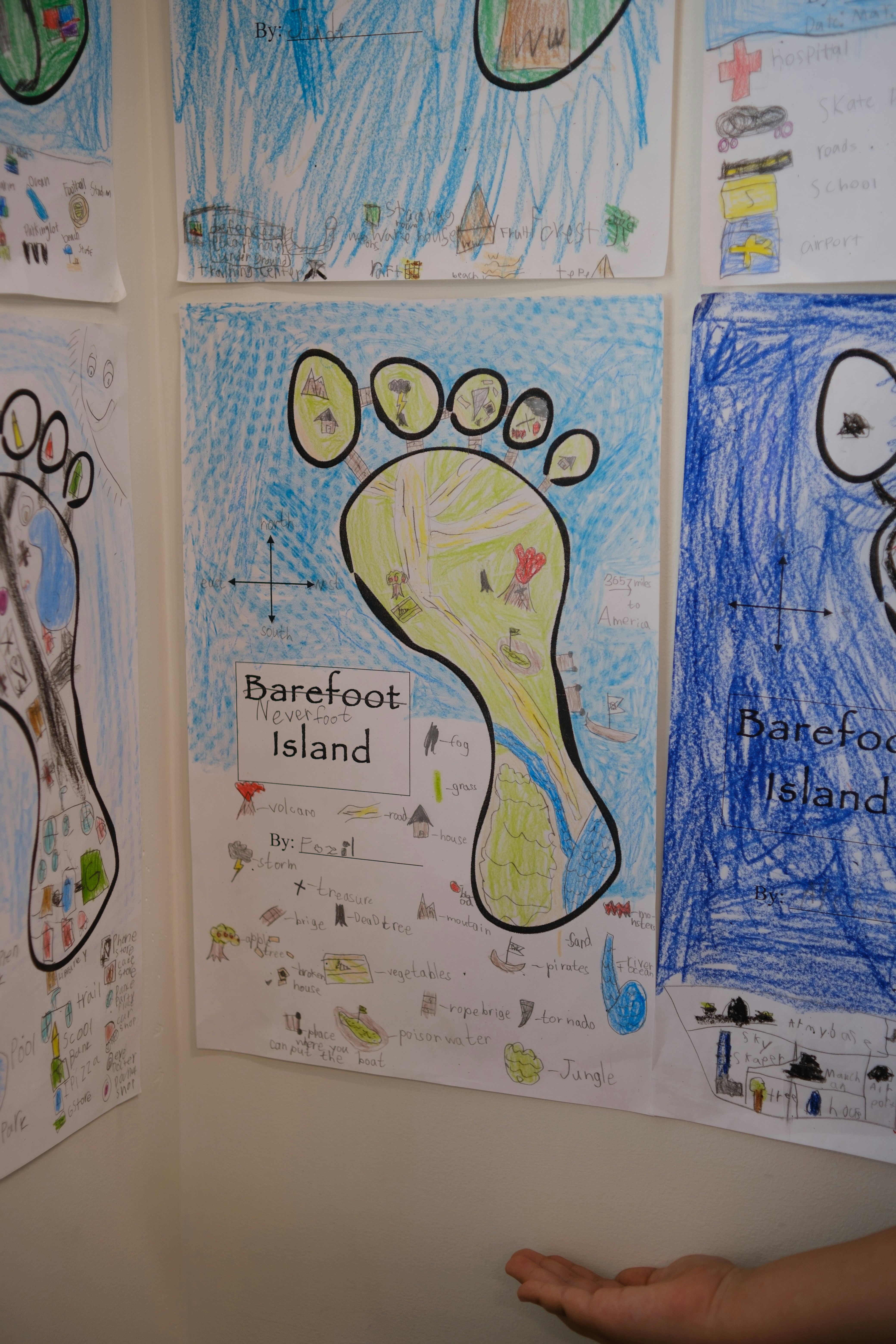 Barefoot Island: A Colorful Footprint Chronicles