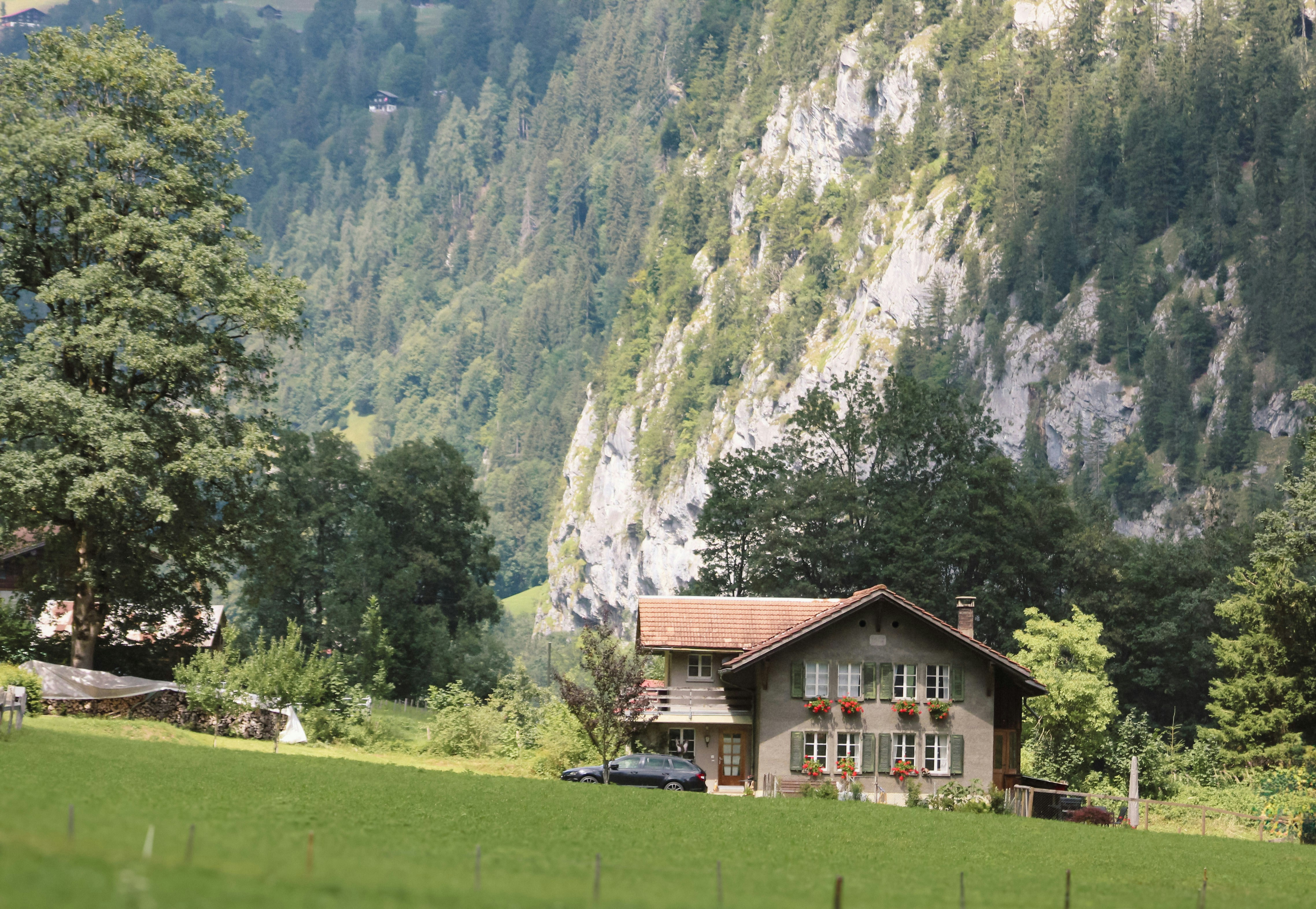 A Quiet Alpine Homestead Nestled at the Fold of the Mountain