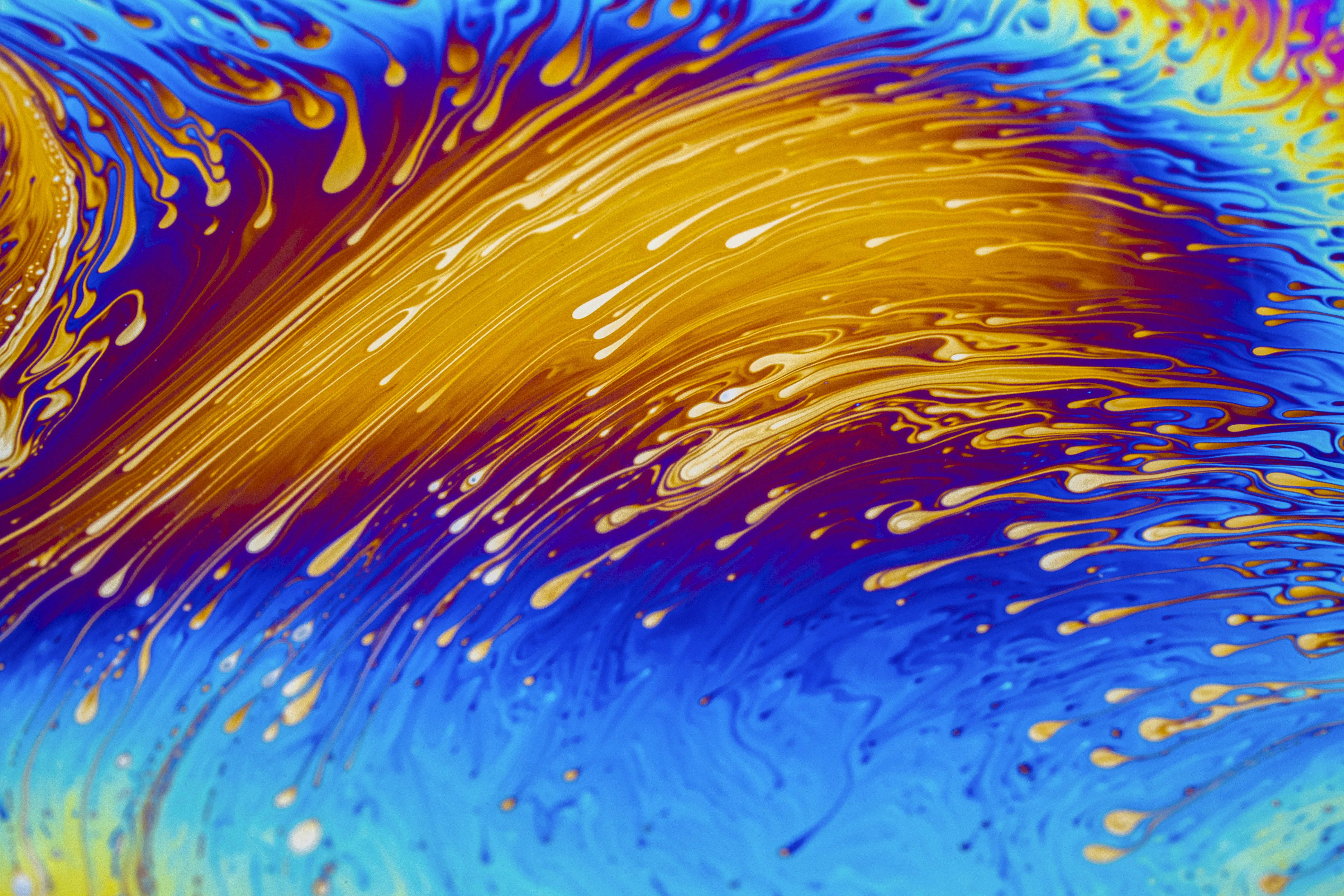 Nebula of Color: Fluid Aurora Across the Canvas