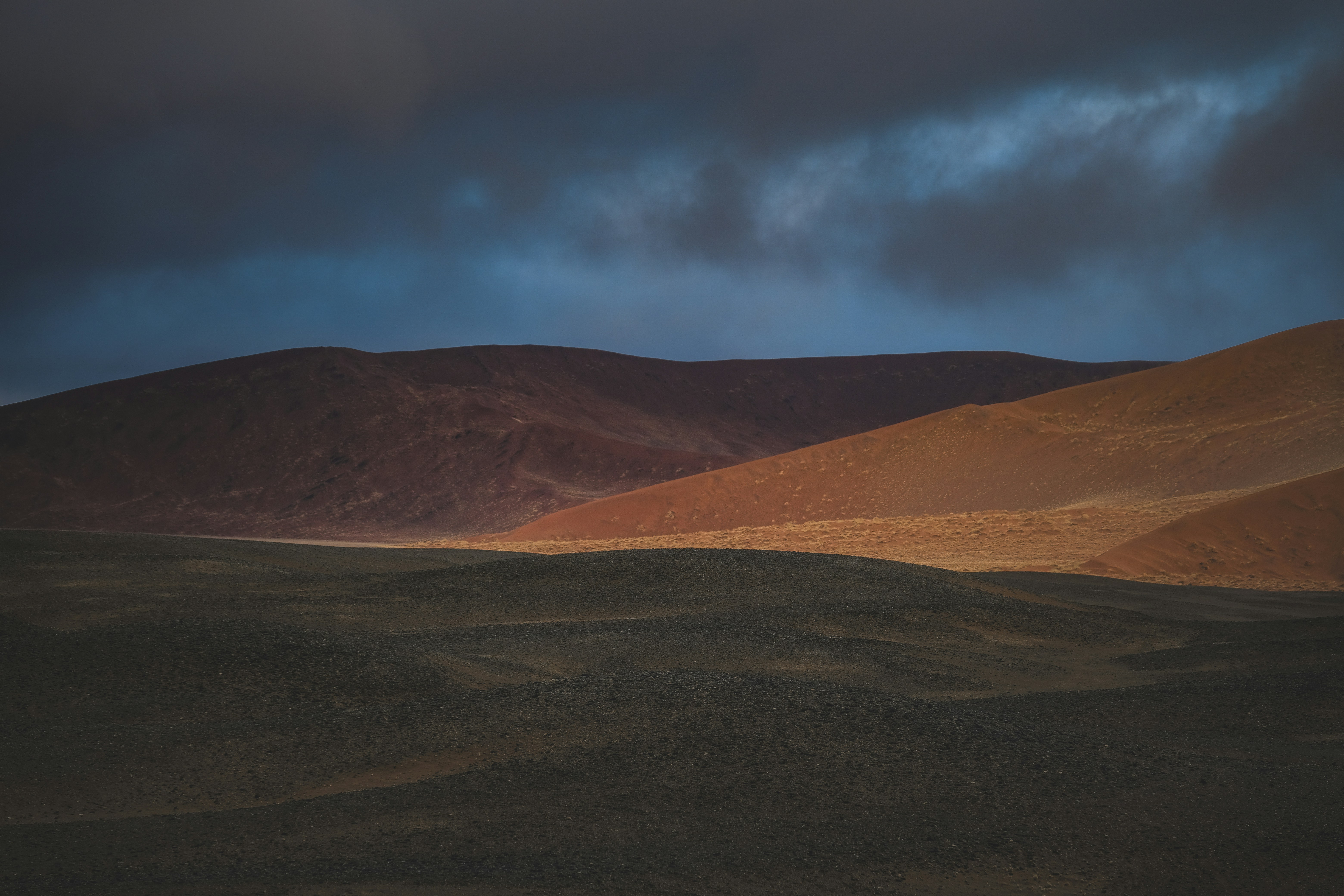 Dusk Over Painted Dunes