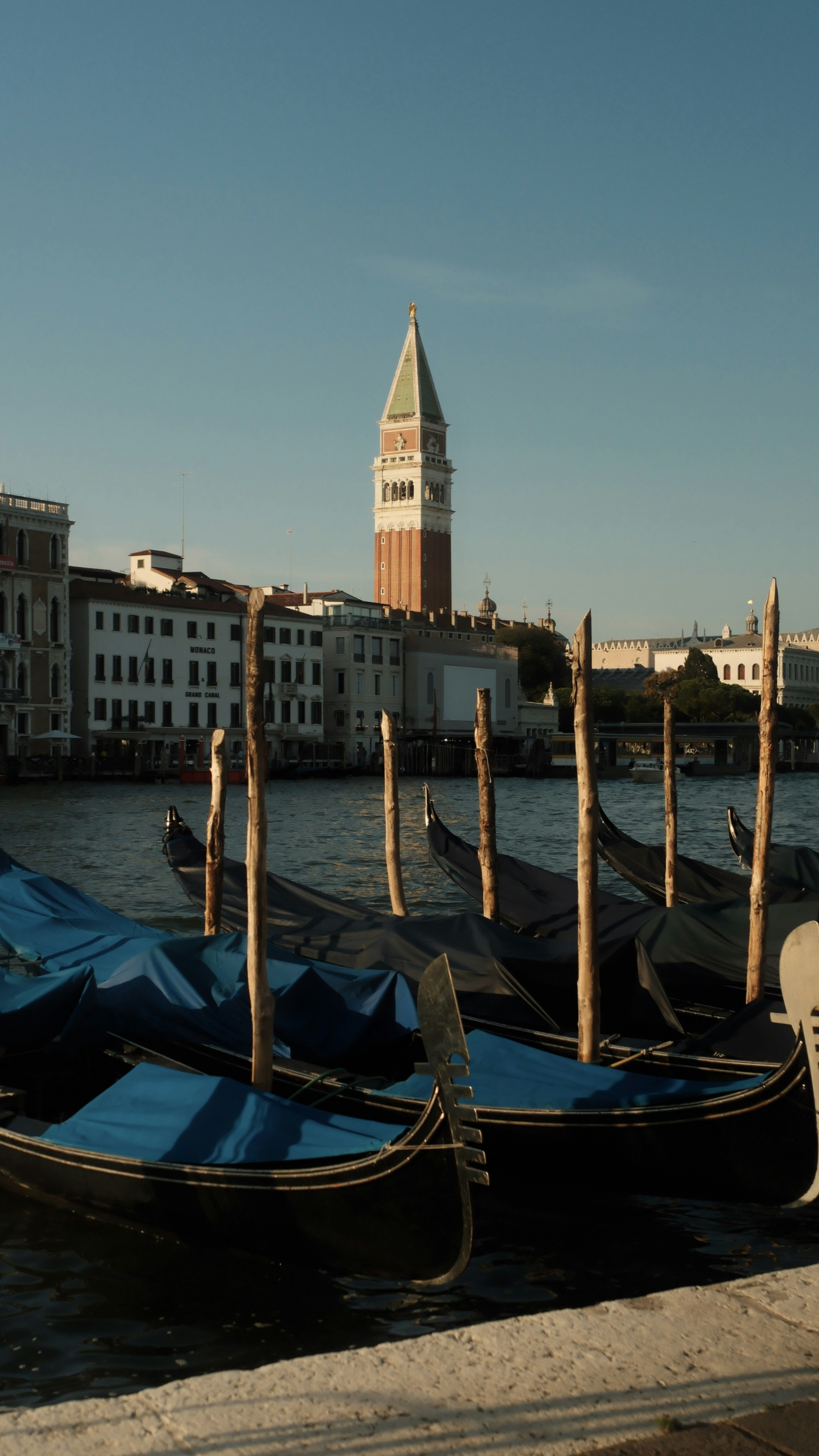 Gondola Row by the Morning Light