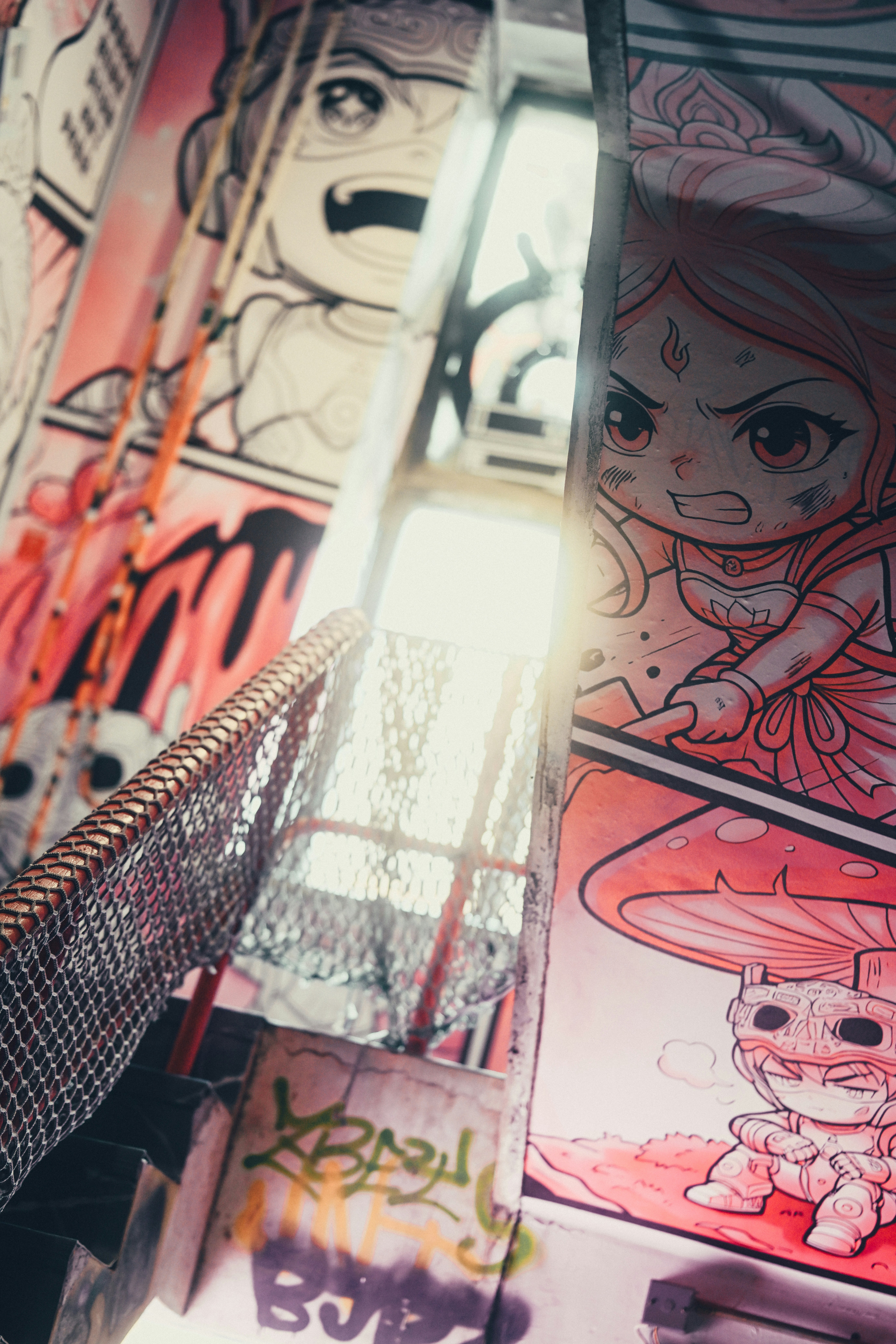 Graffiti Arcade: A Tilted View into Neon Panels and Cartoon Vigor