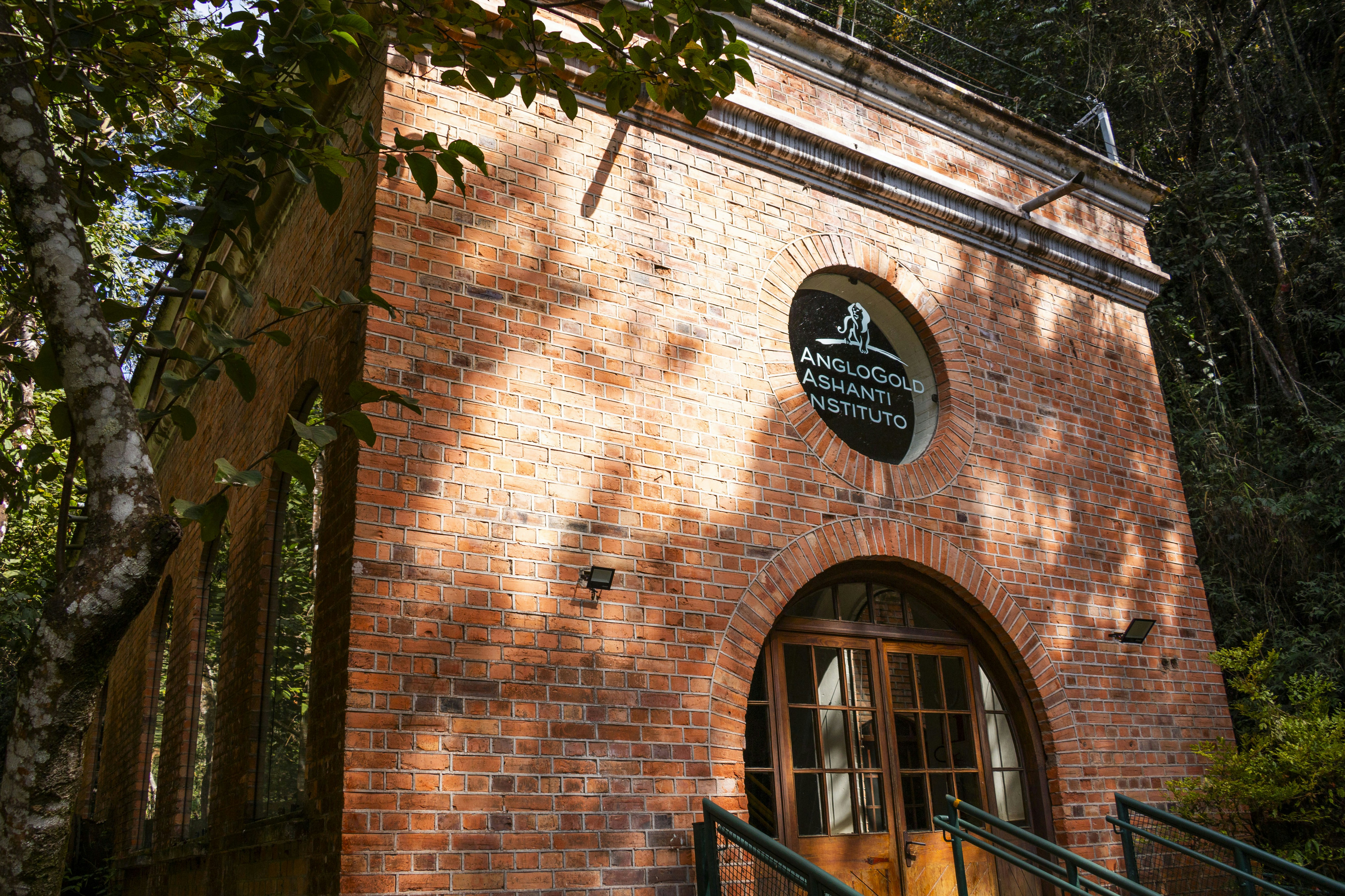 Brick Archway Gateway to the Anglobo Educational Institute