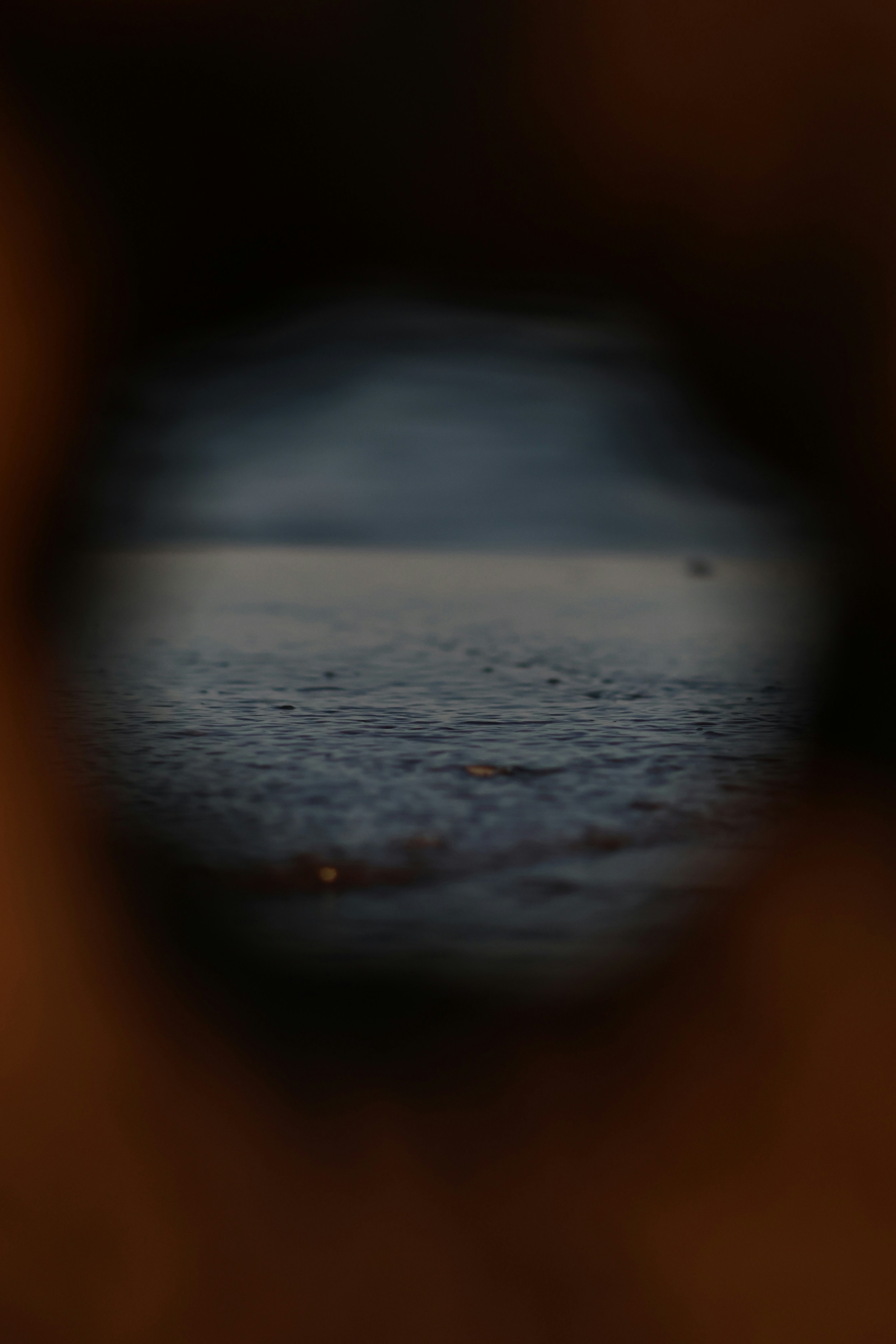 Tunnel View Down the Tides: A Shot Through a Narrow Aperture