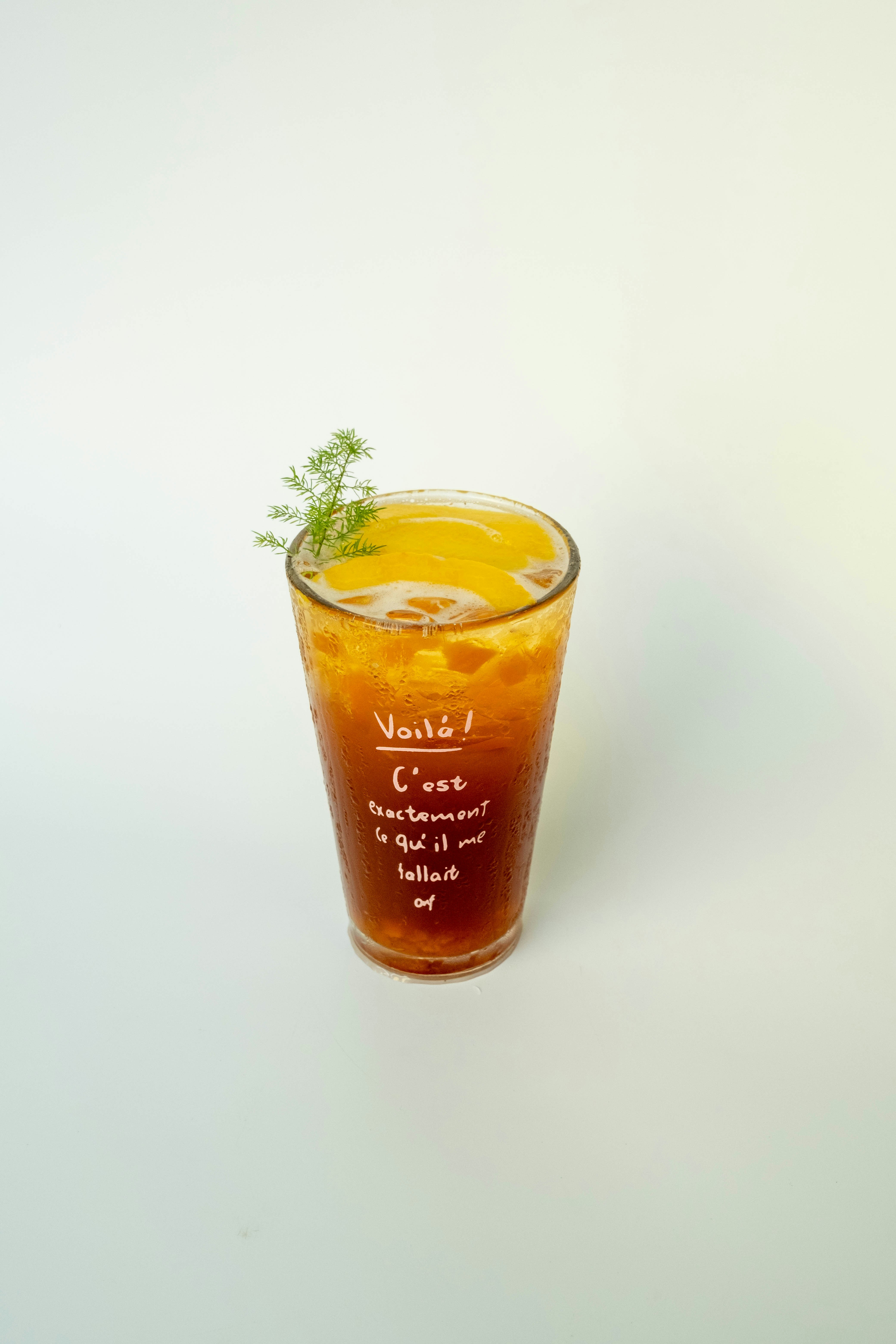 Sunlit Citrus Sip: A Tall Glass of Ambrosia