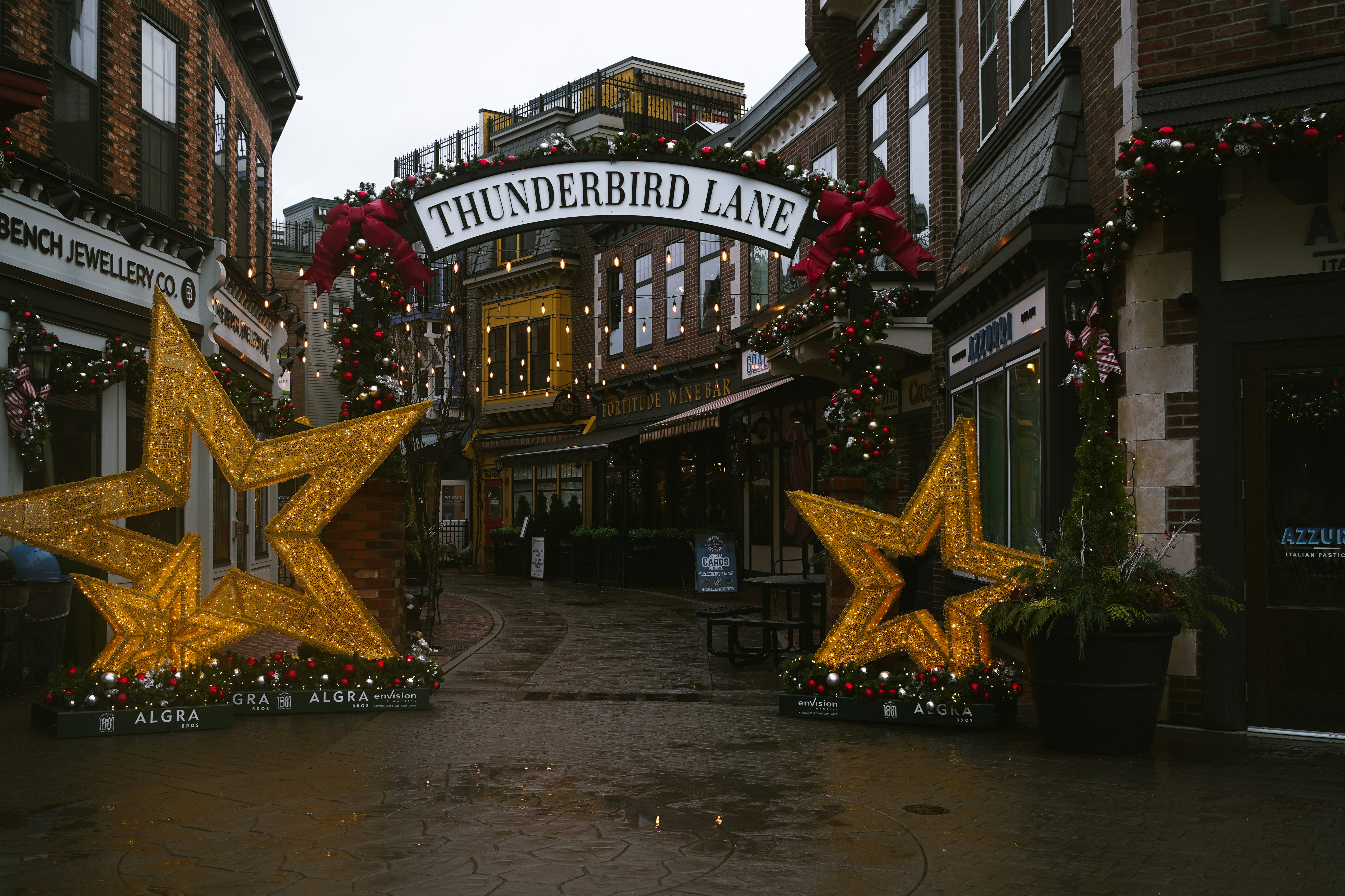 Thunderbird Lane Festive Gateway with Star Bouquets