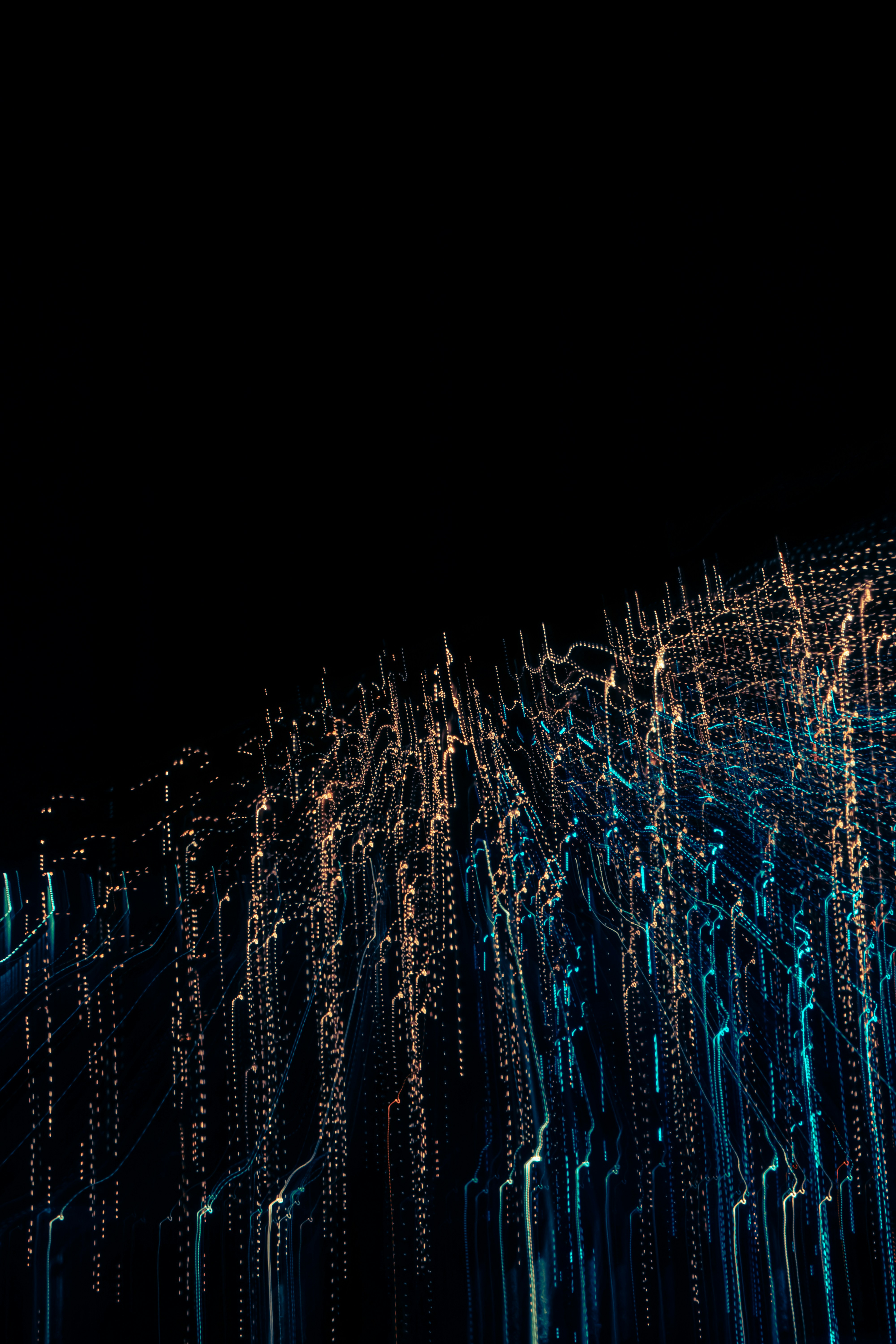 Meteoric Light Trails Across a Velvet Night