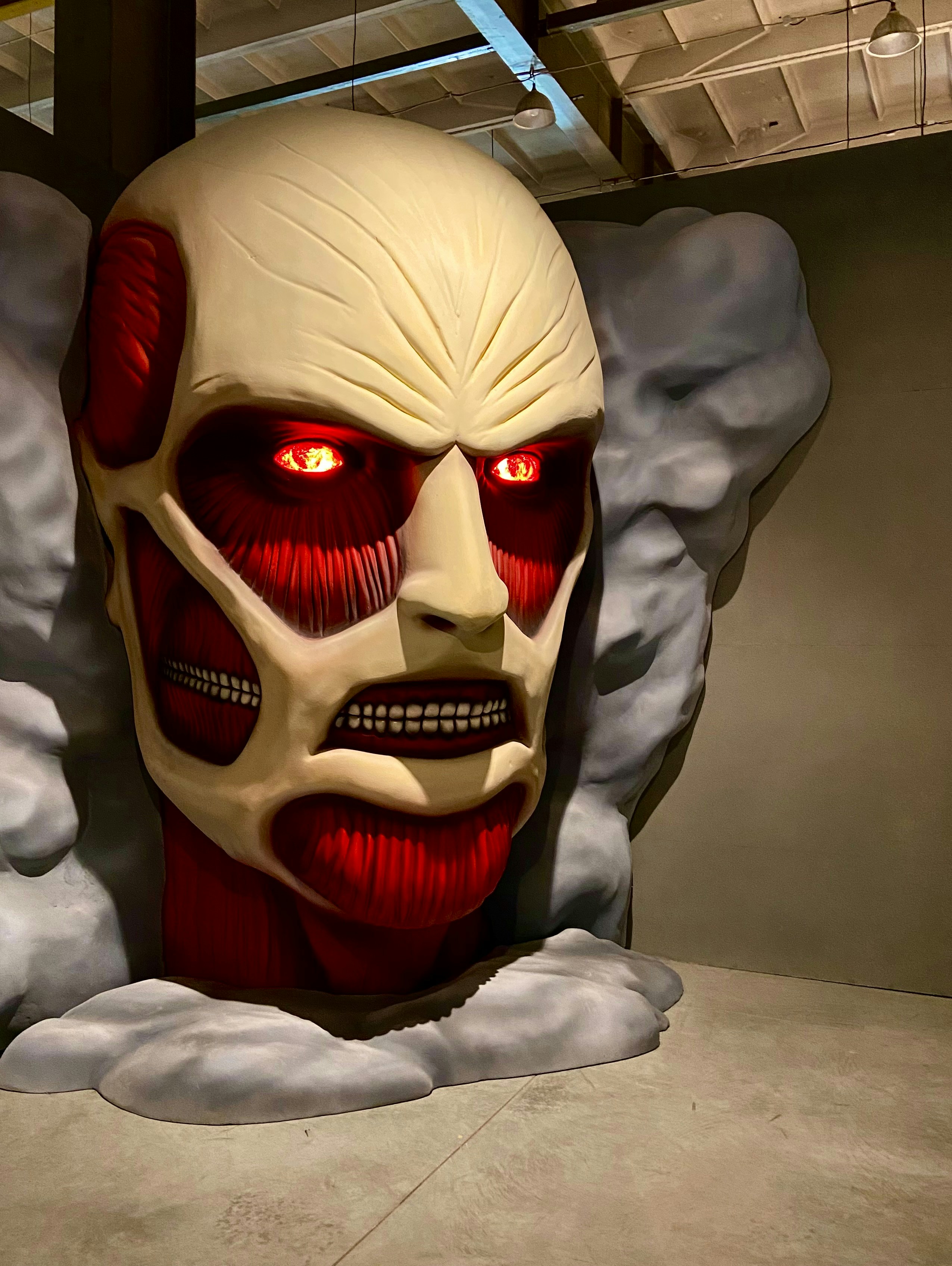 Giant Ossified Face Looms from the Gallery Wall
