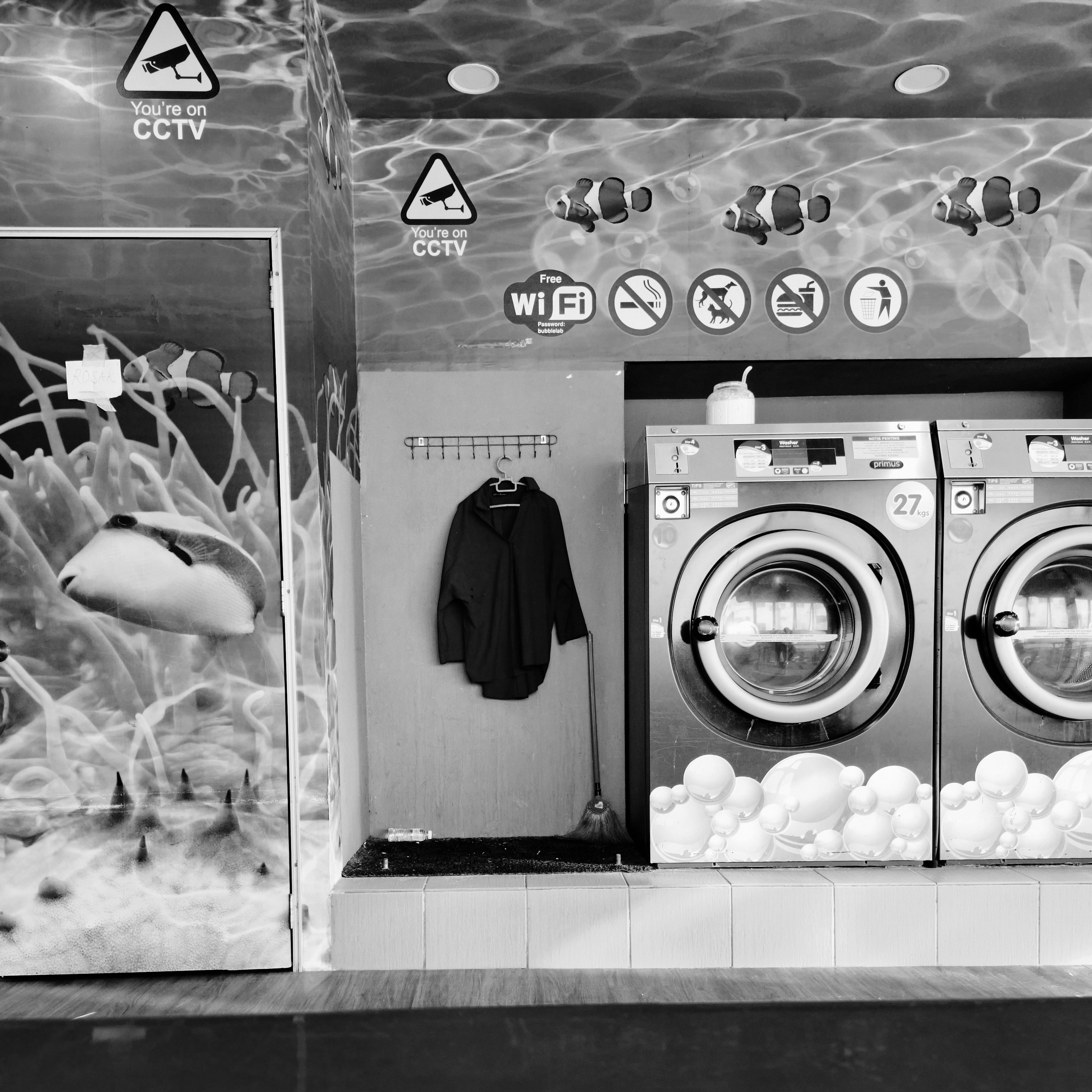 Silent Laundry at the Neon Reef