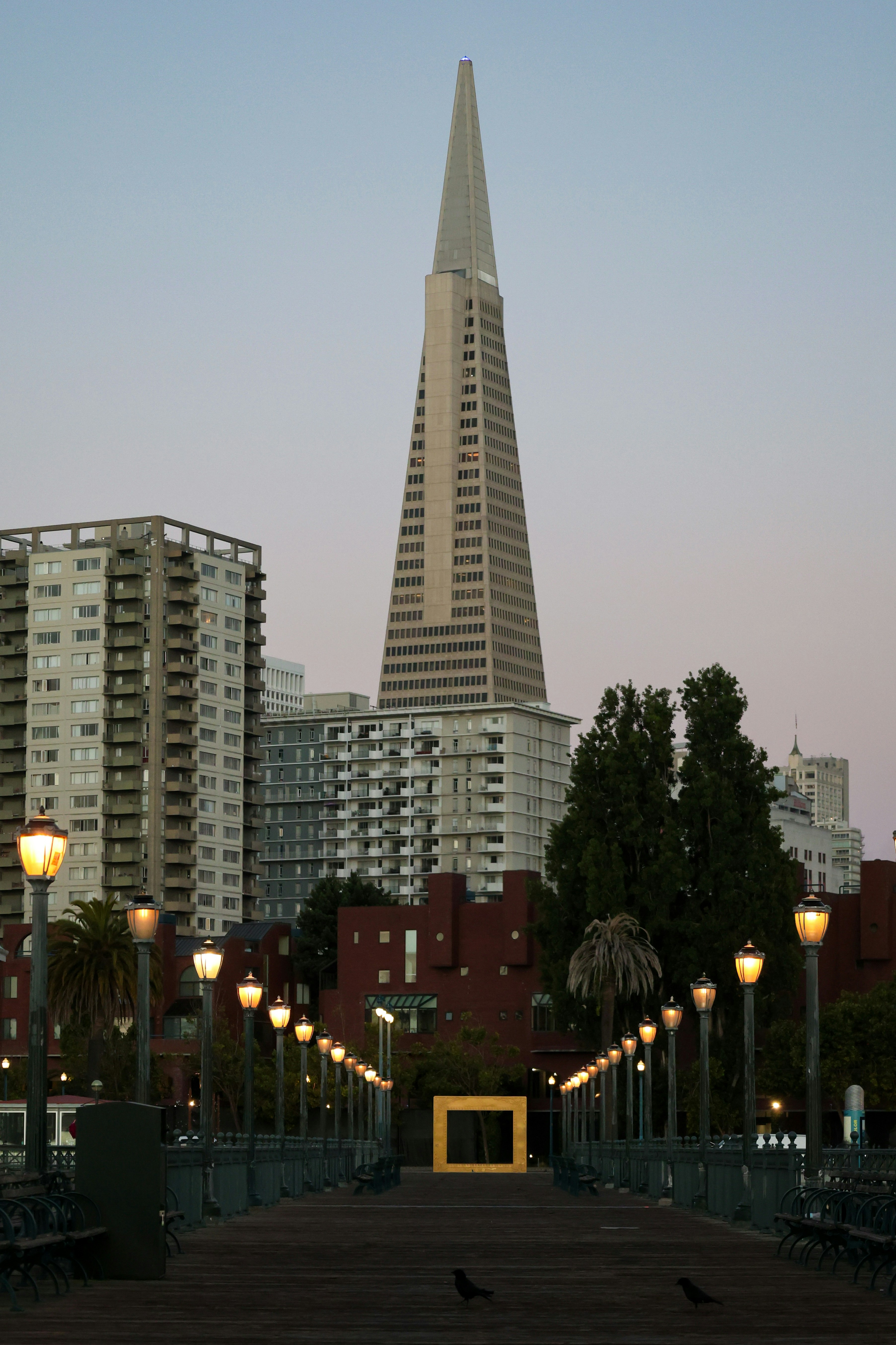 The Needle Over the Waterfront Promenade