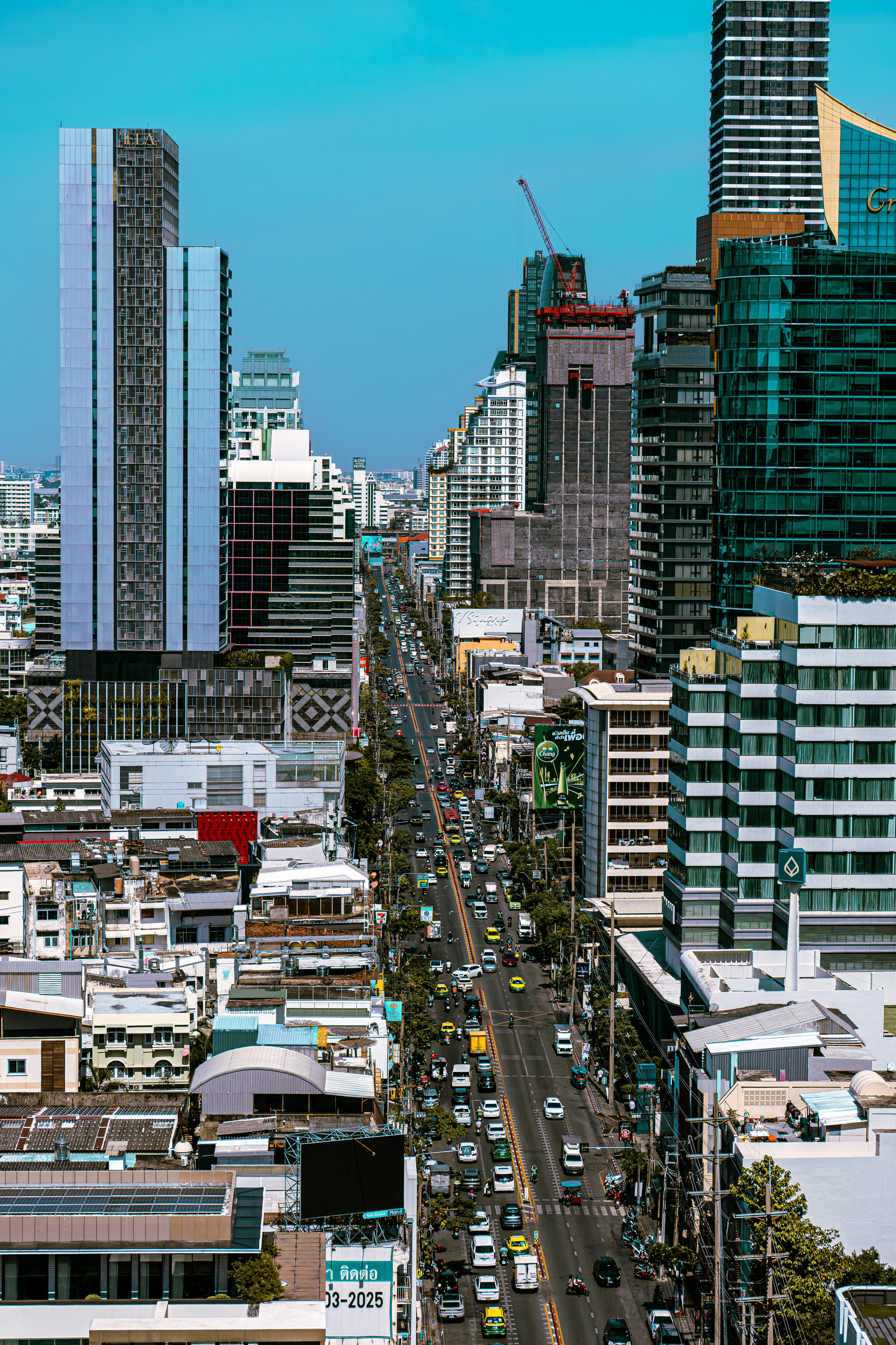Vertical Avenue: City Street Sculpts a Skyward Horizon
