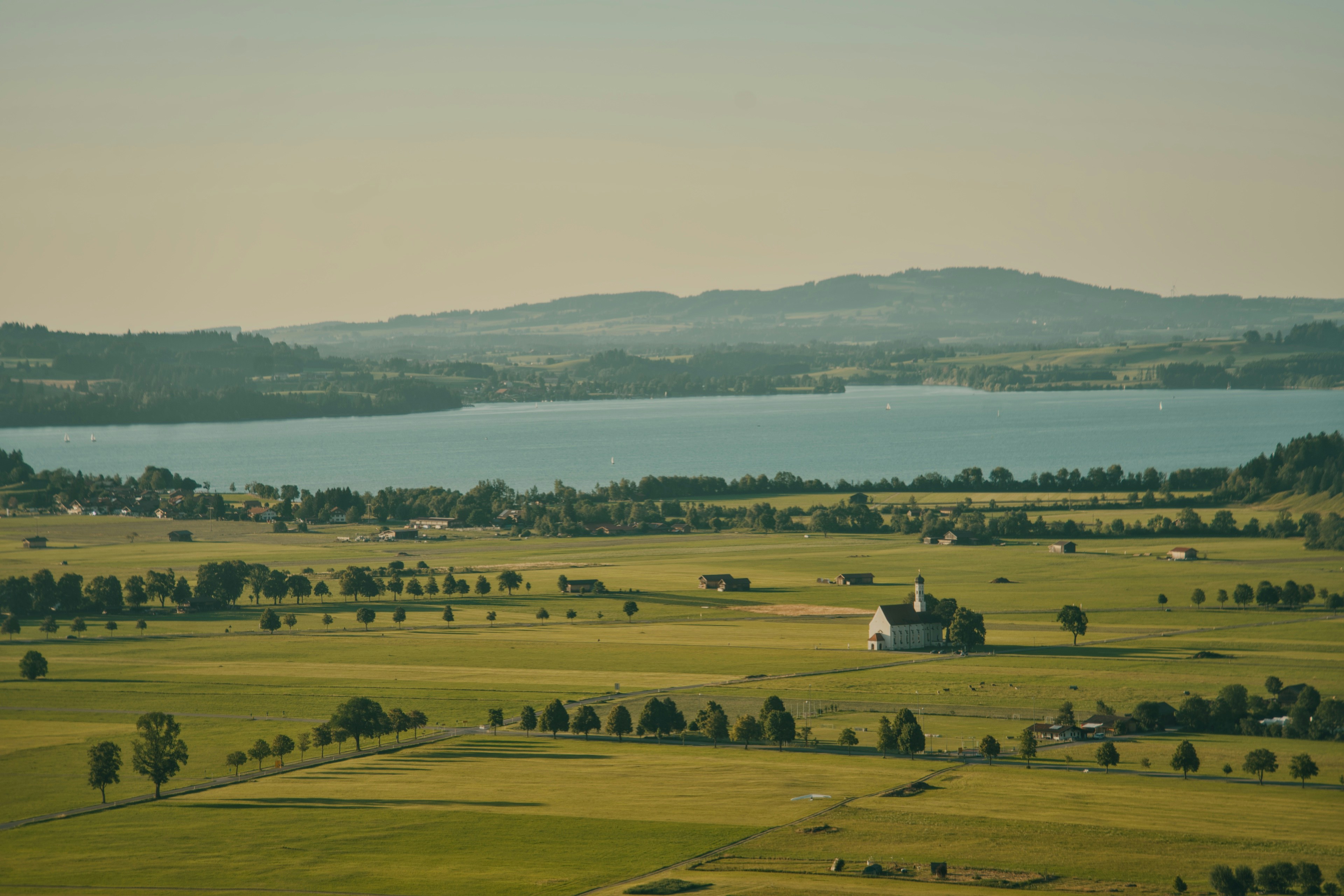 Sea of Fields and Distant Hills