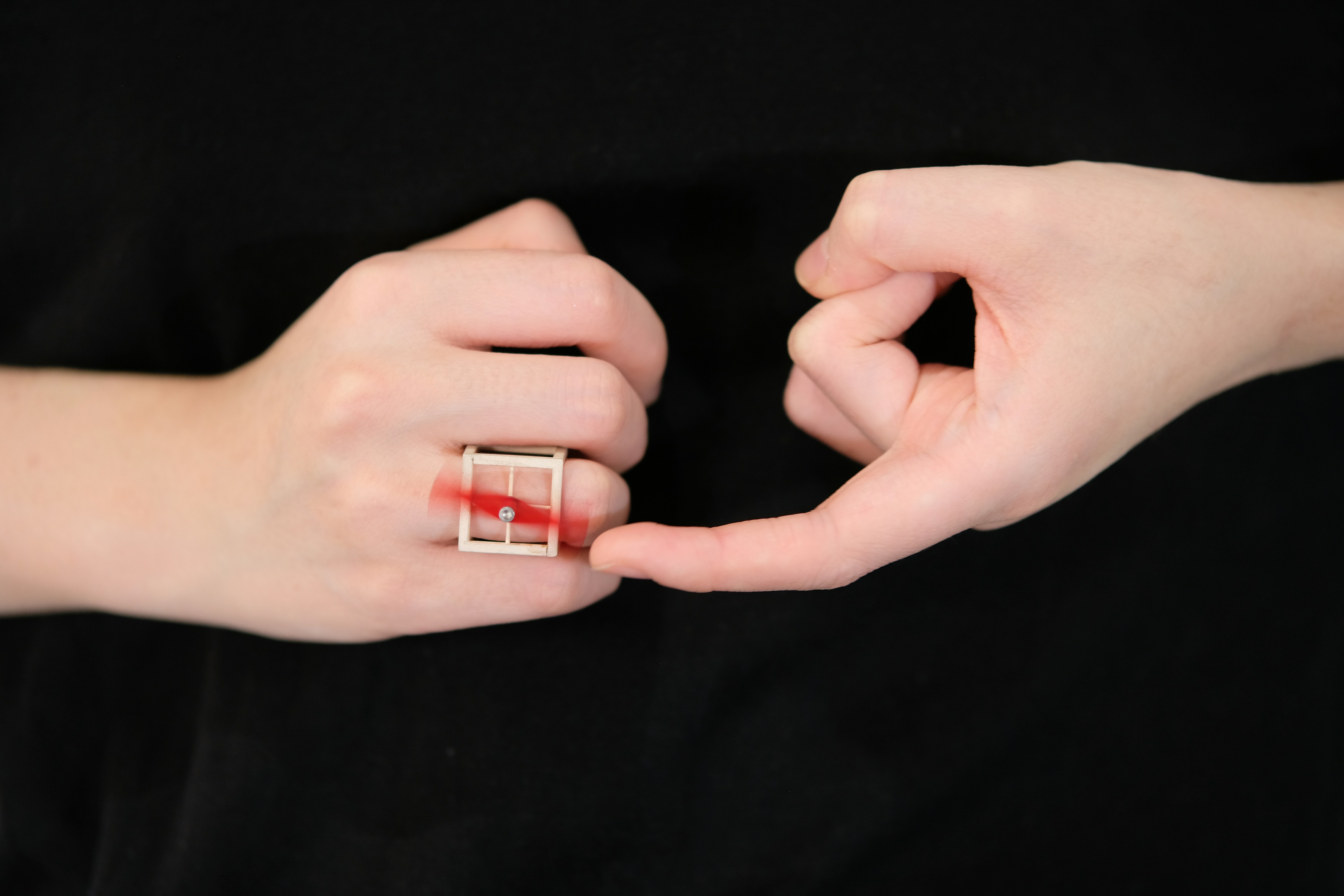 Interlaced Fingers: A Quiet Exchange of Comfort