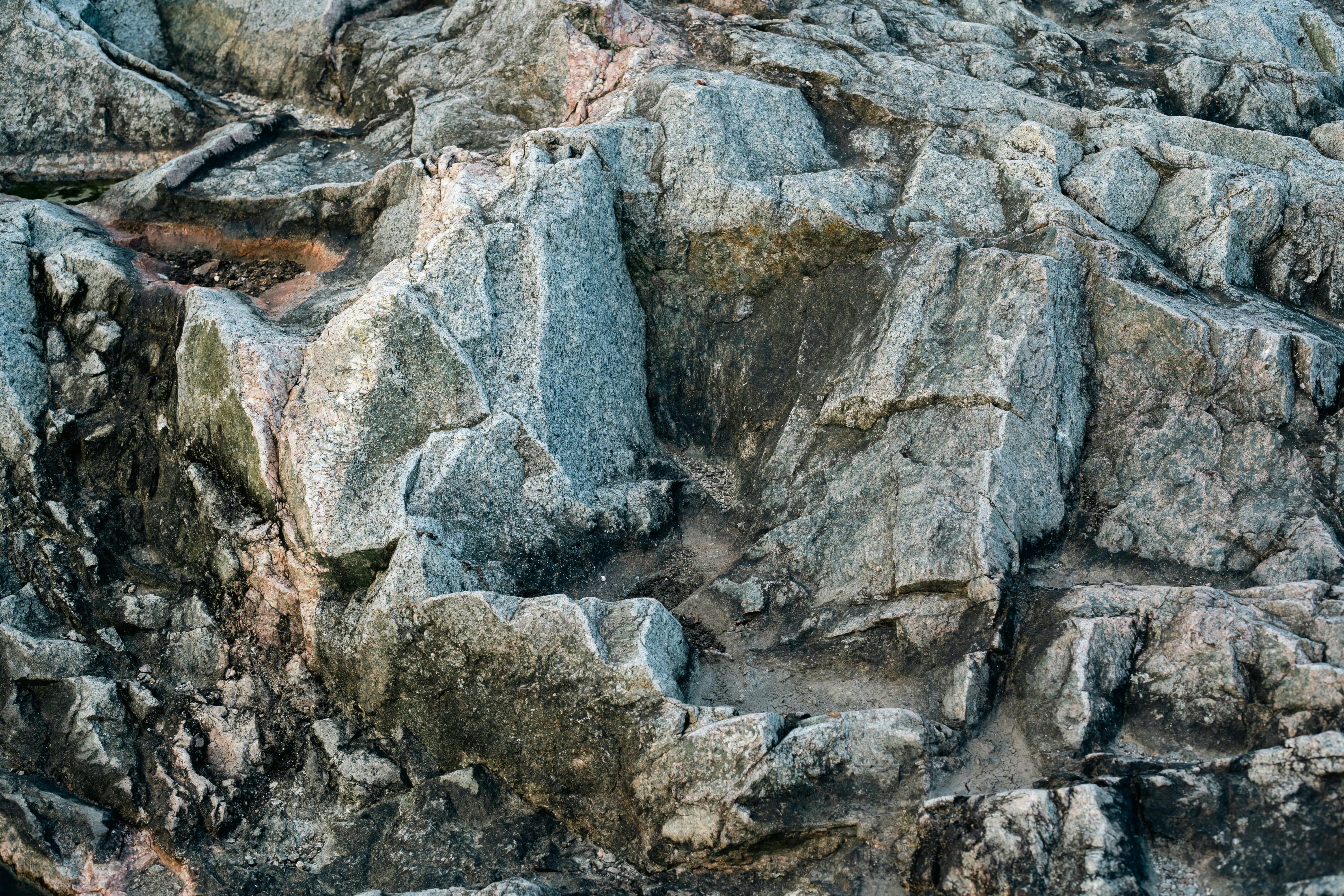 Rugged Granite Mosaic on a Sea-Worn Shore