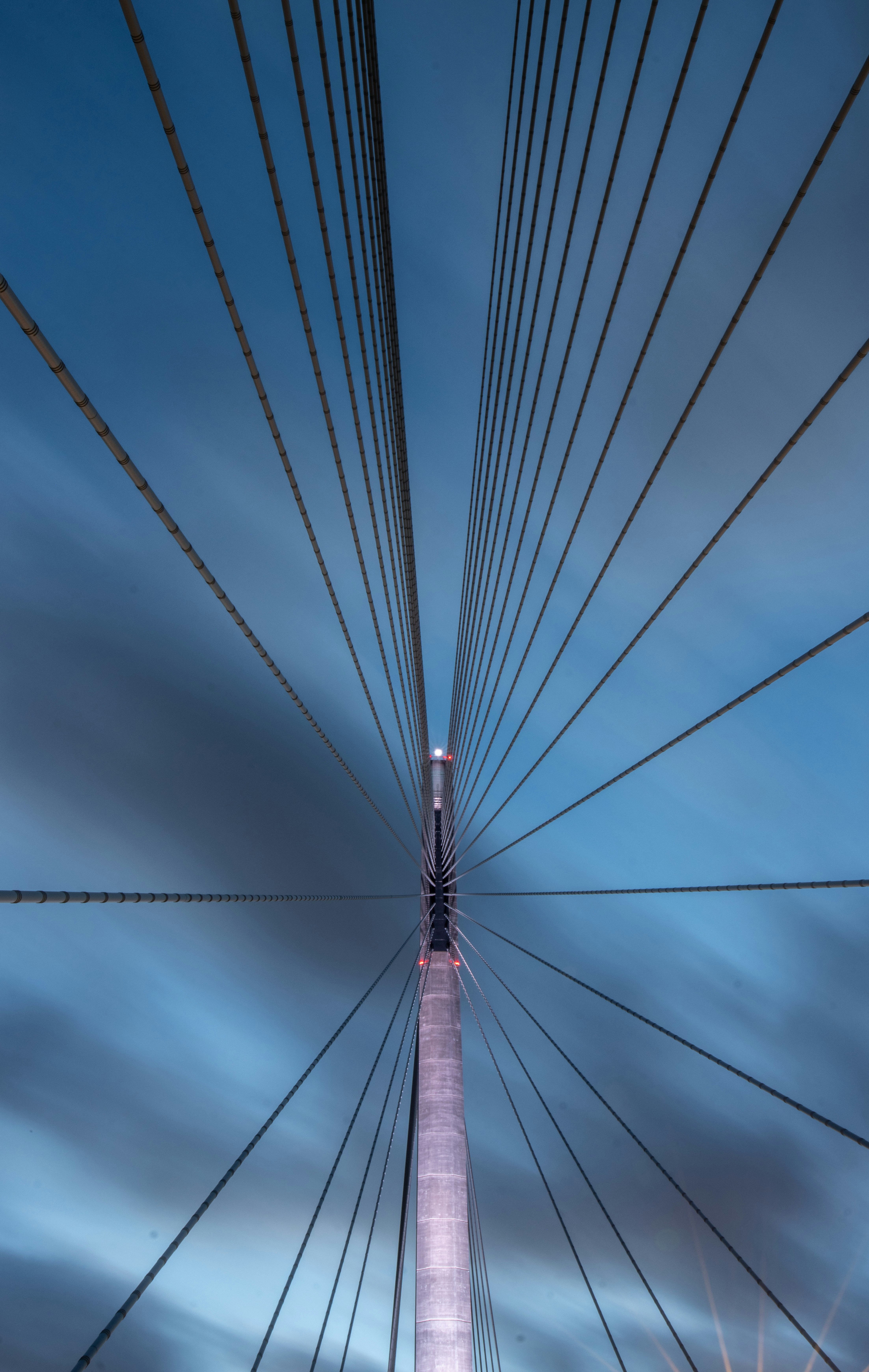 Centerline of Courage: The Cable-Stayed Skyward