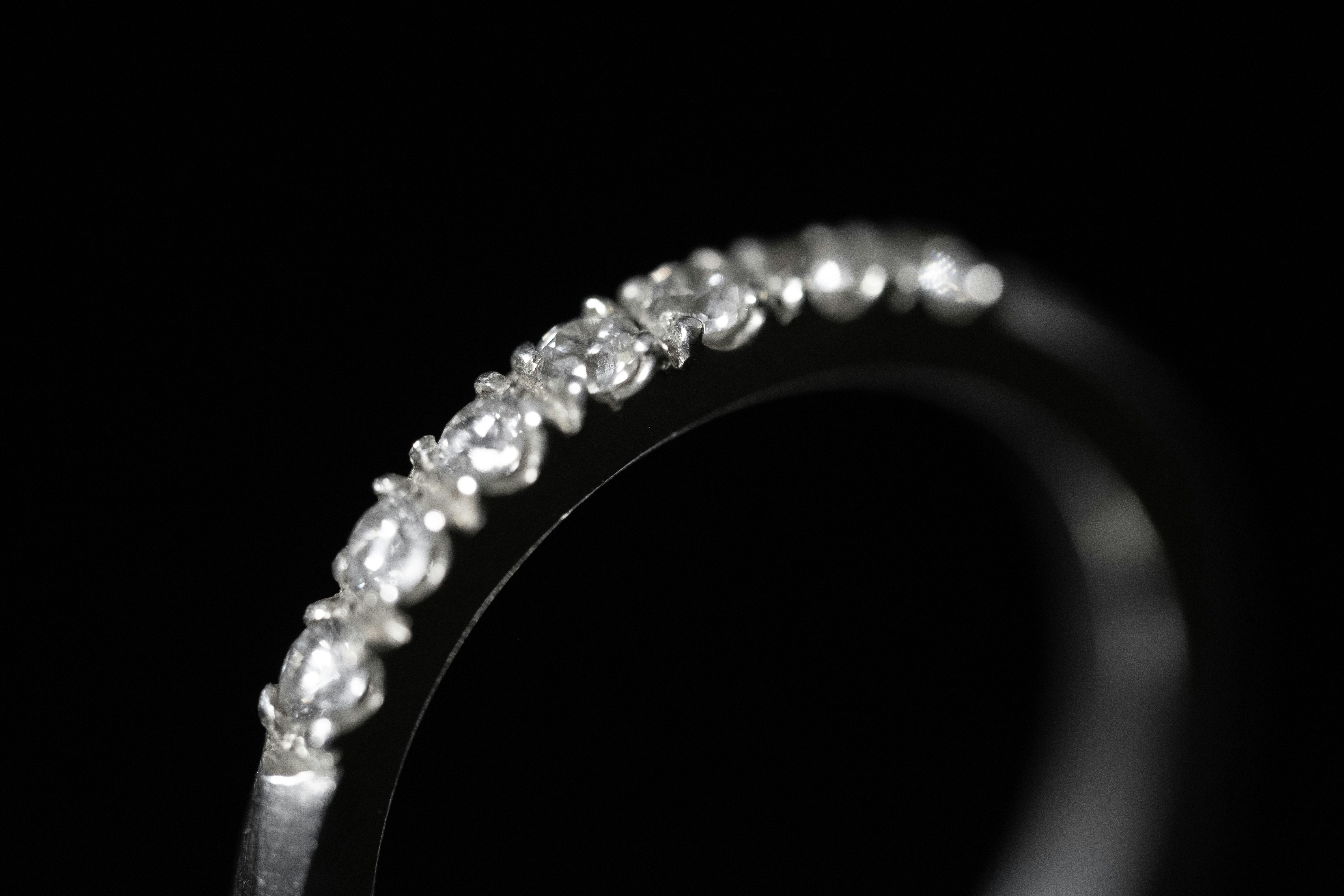 Diamond Ridge: A Ring of Light Against Velvet Black