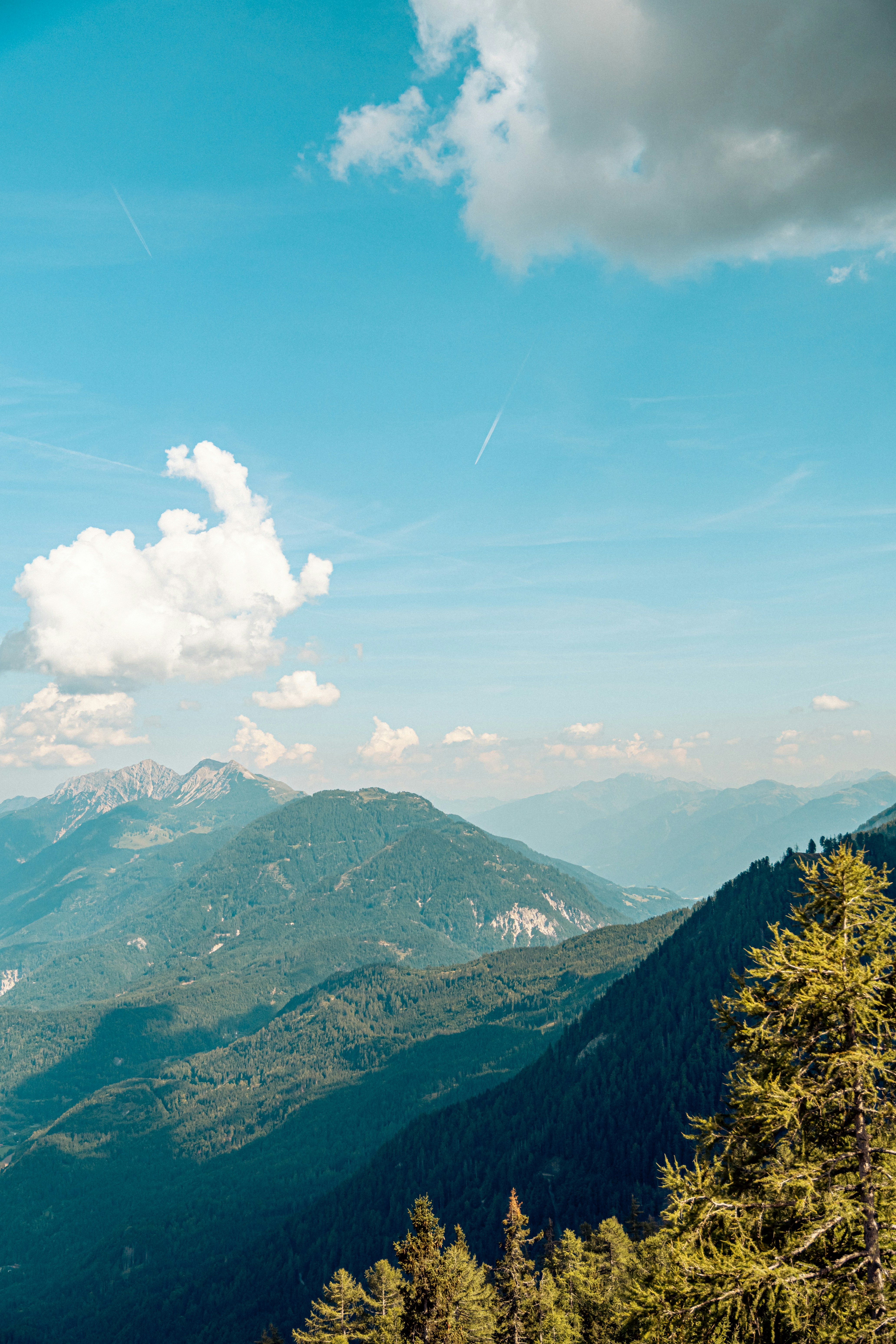 Aerial Silence Over Alpine Ridges