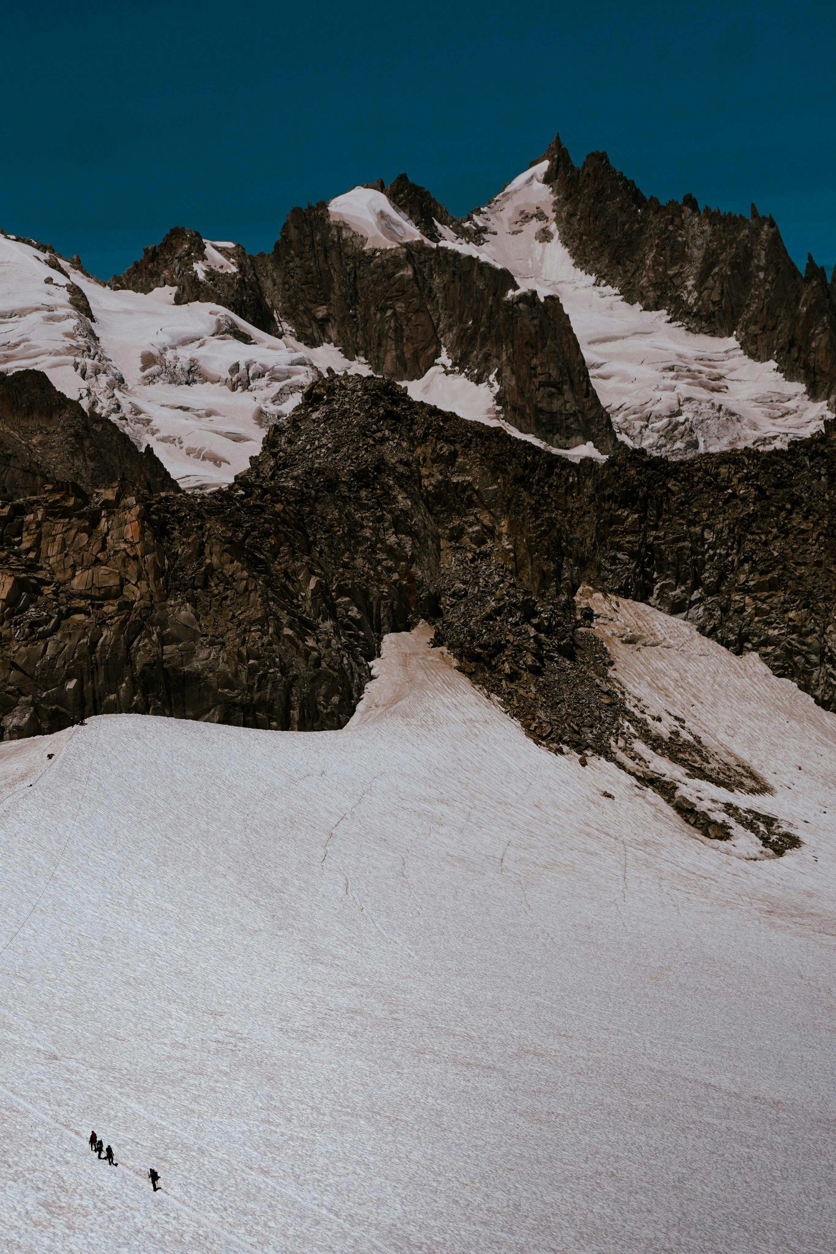 Triumphant Peak Under a Cerulean Sky