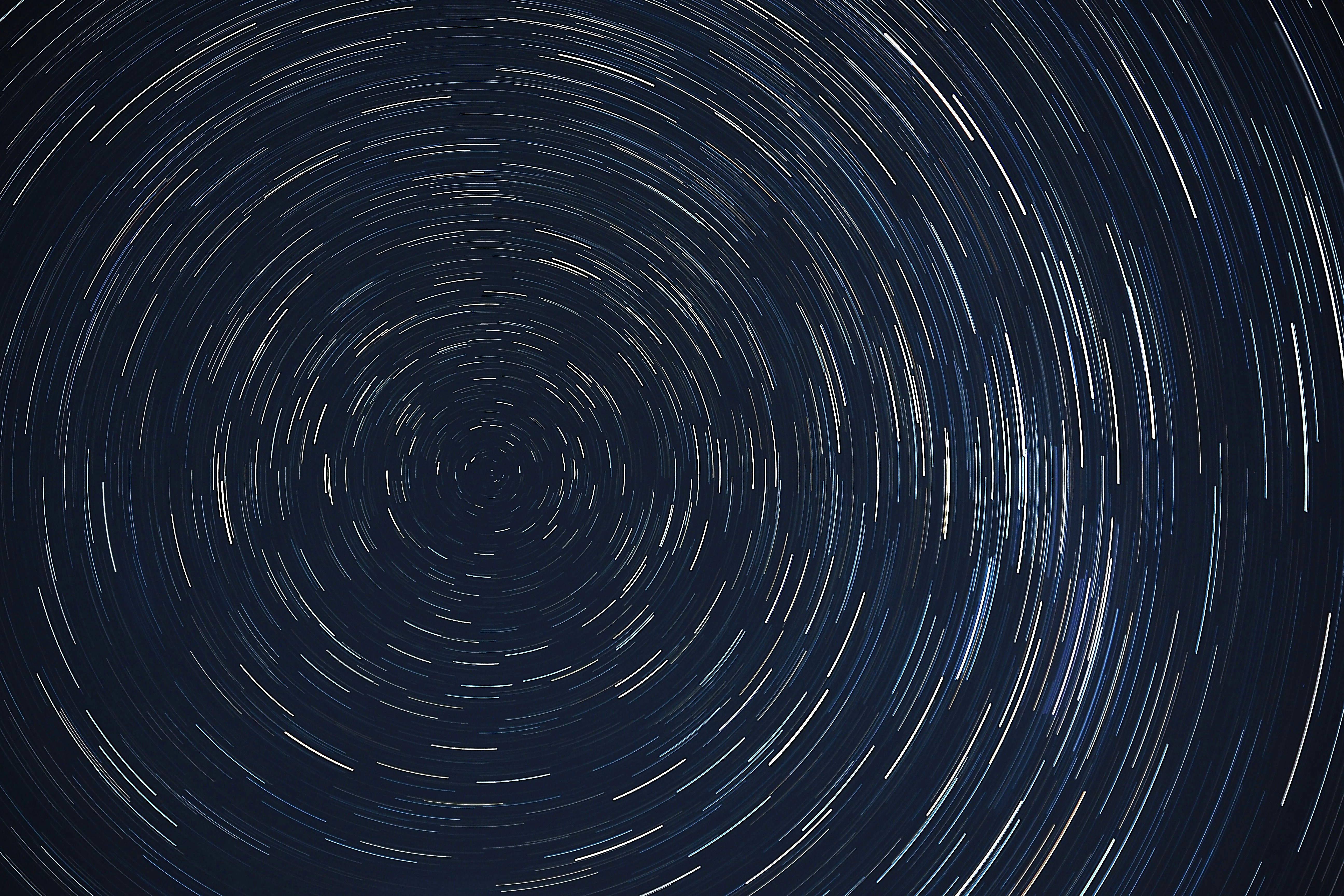 Circular Night: Star Trails Framing the Silent Sky