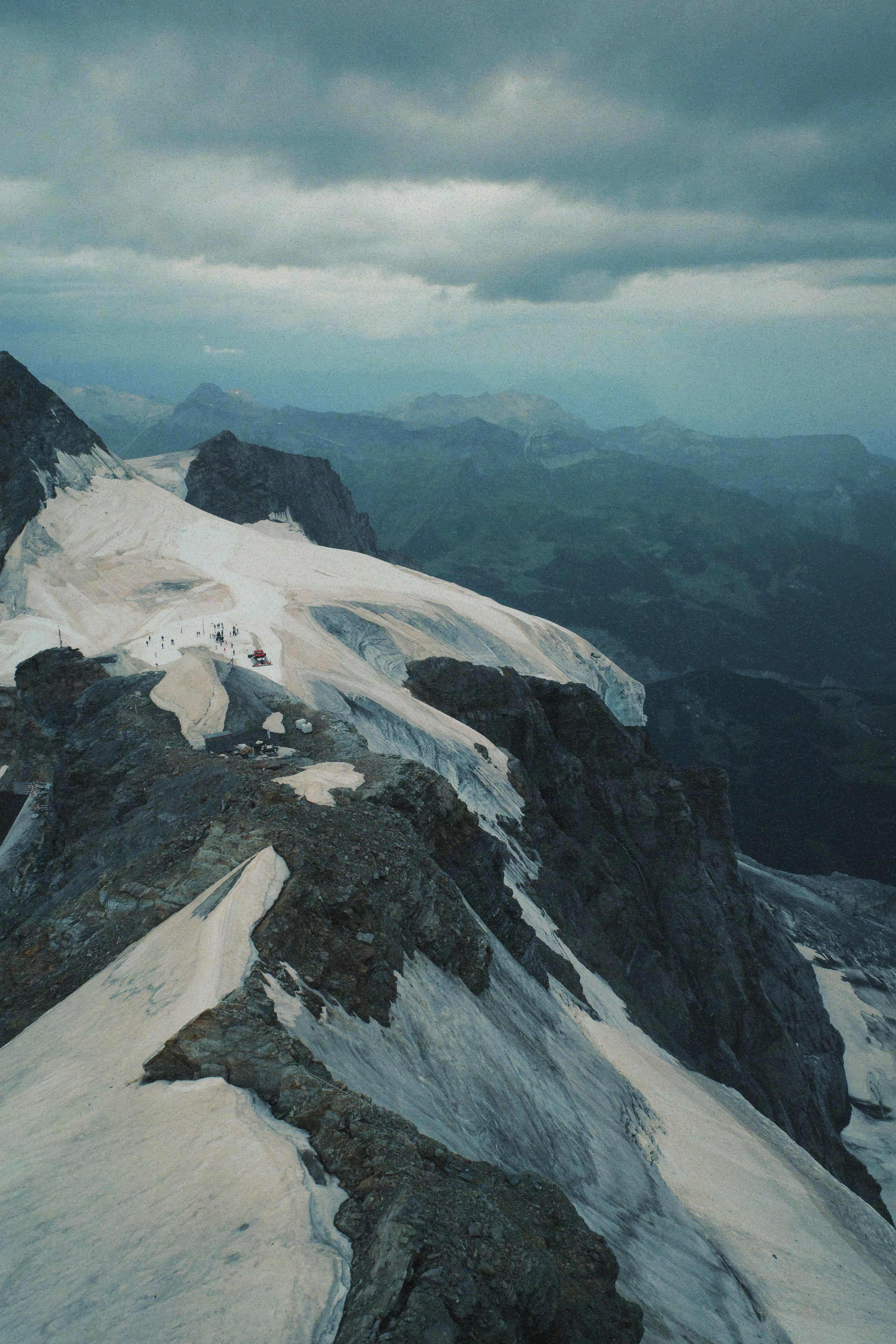 Snowbound Ridge: A Sentinel Over the Glacier Wastes