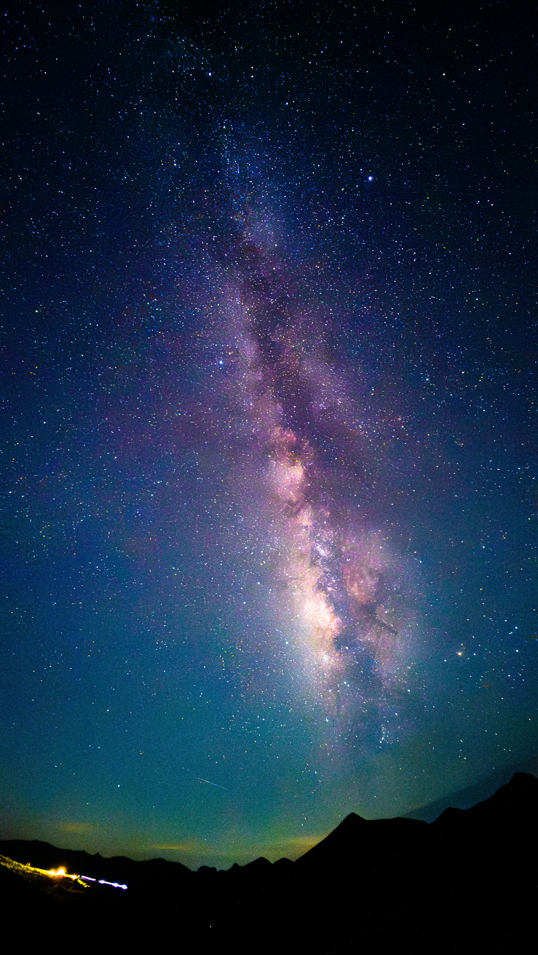 Milky Way Ascending over the Jagged Horizon