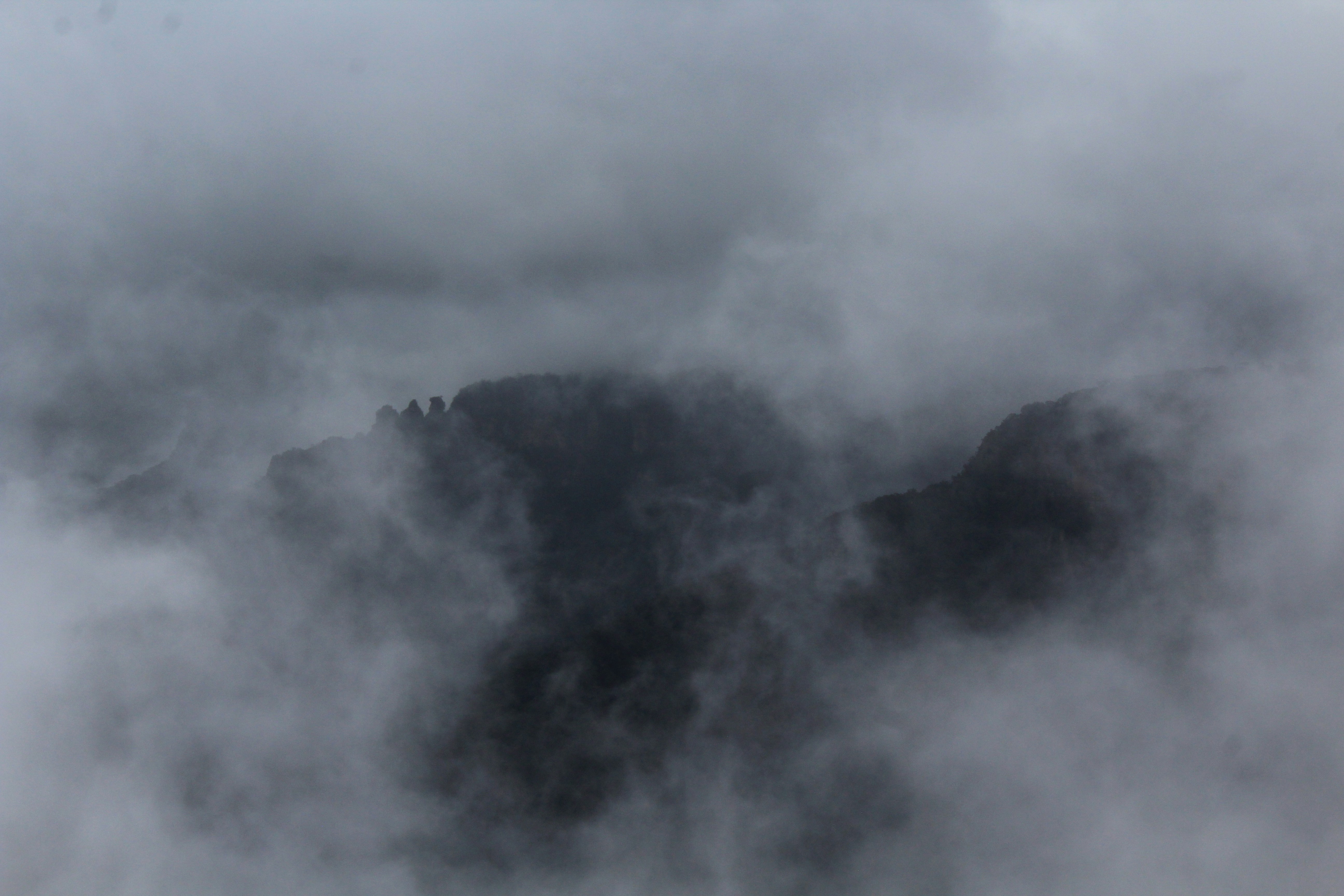 Mist-veiled Ridge: A Quiet Climb Through Clouds