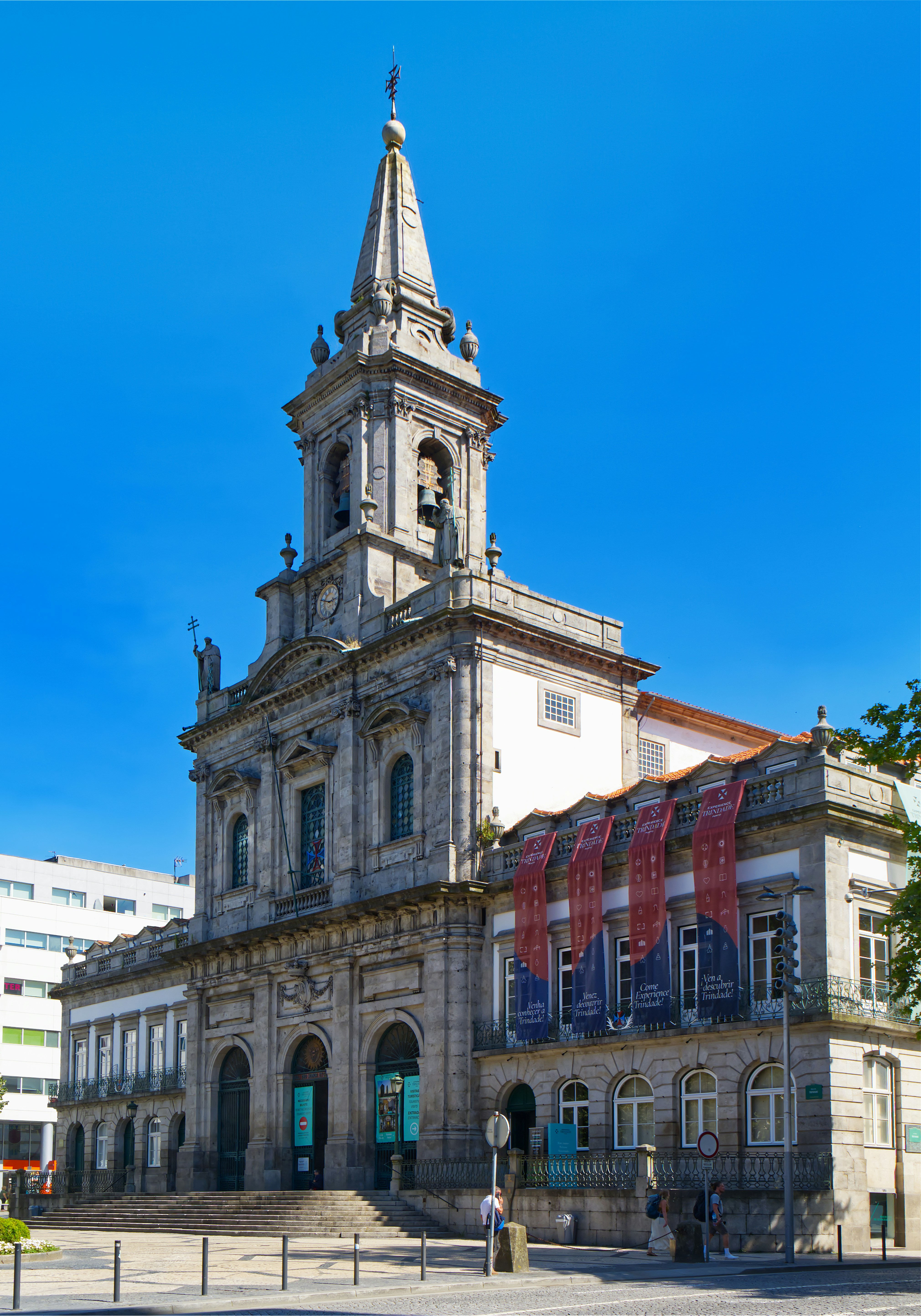 Stone Clocktower Revival: A Municipal Facade Reaching Toward the Sky