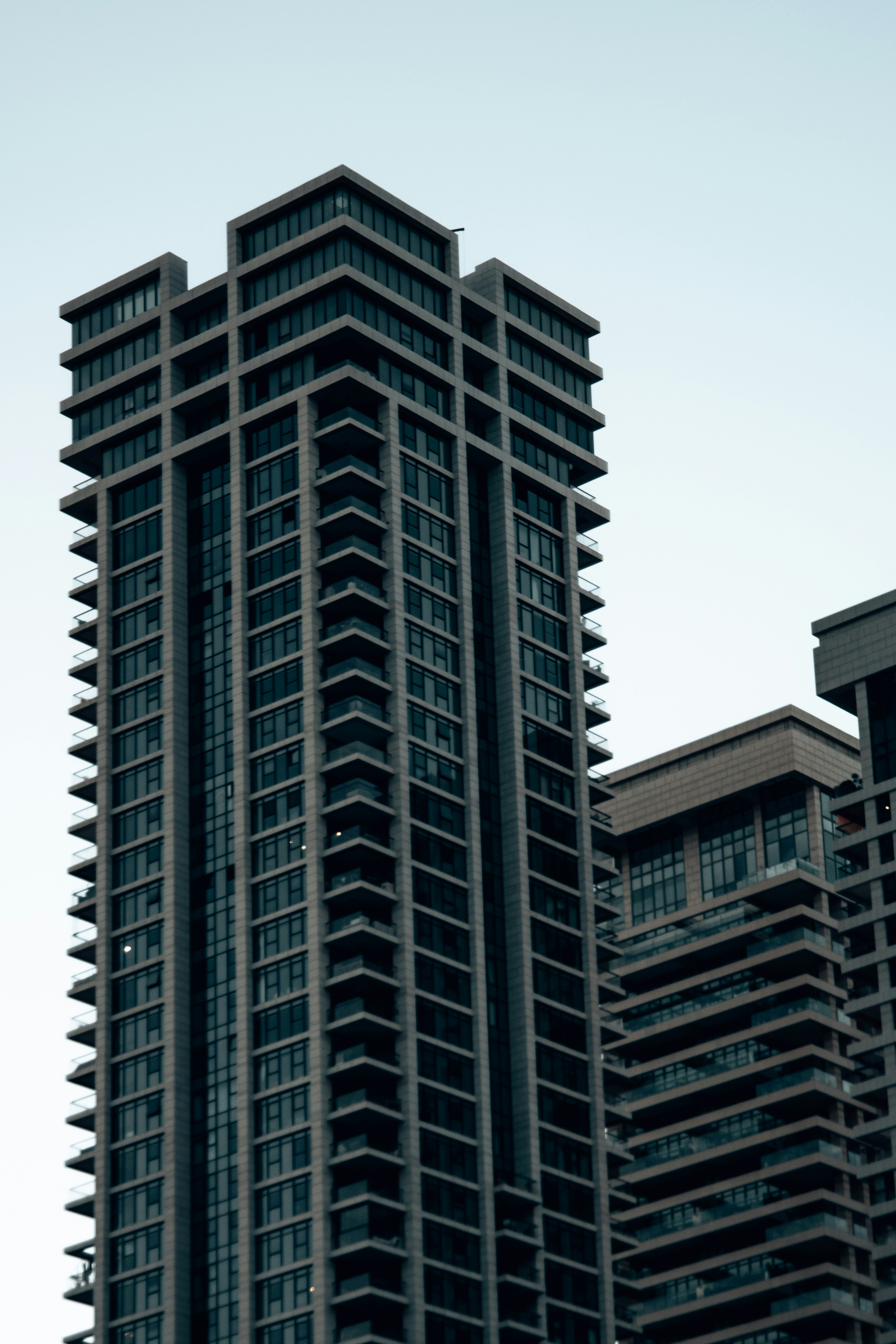 Skyward Fractals: A Towering Mesh of Concrete and Light