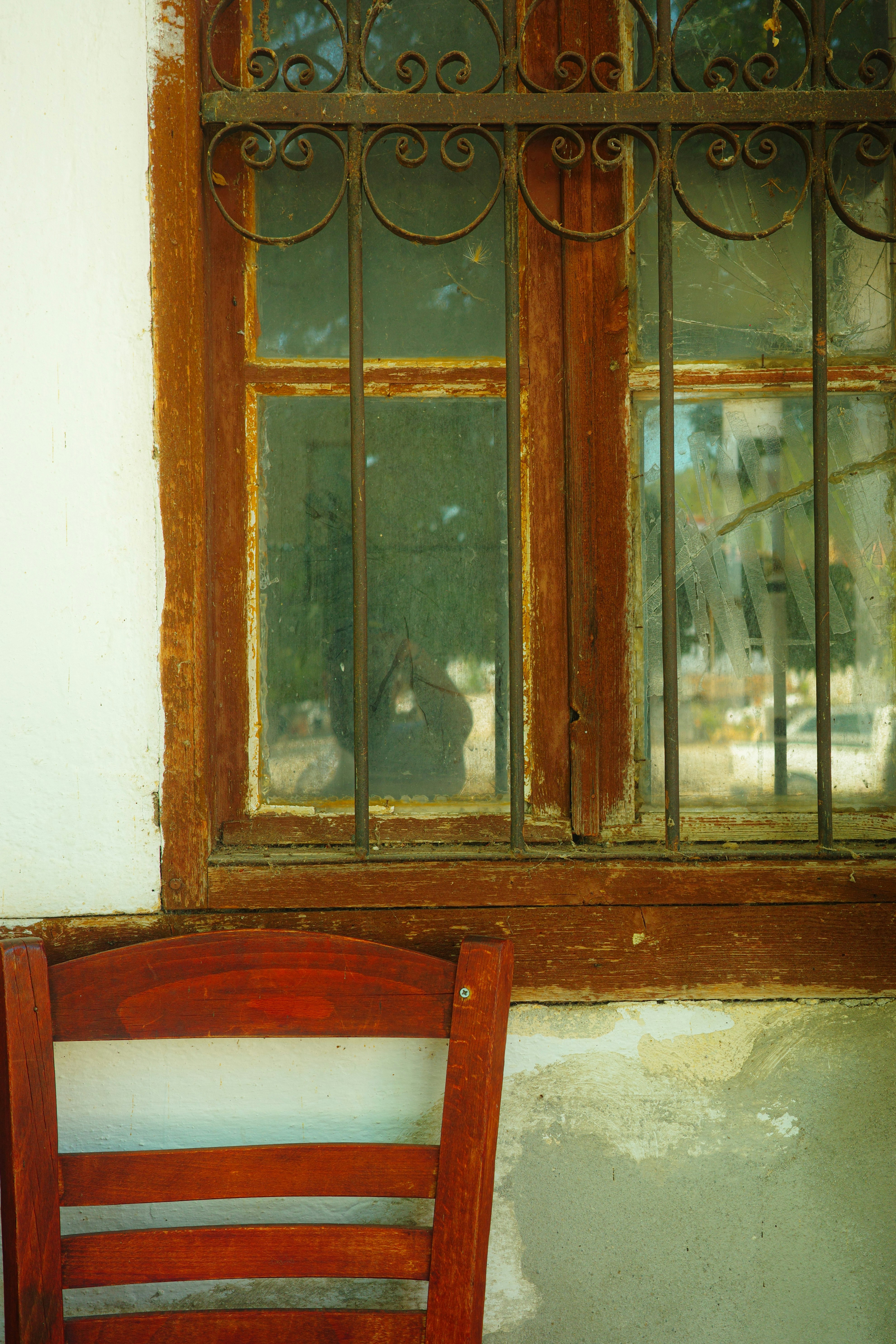 Rust and Glass: A Quiet Corner by the Window