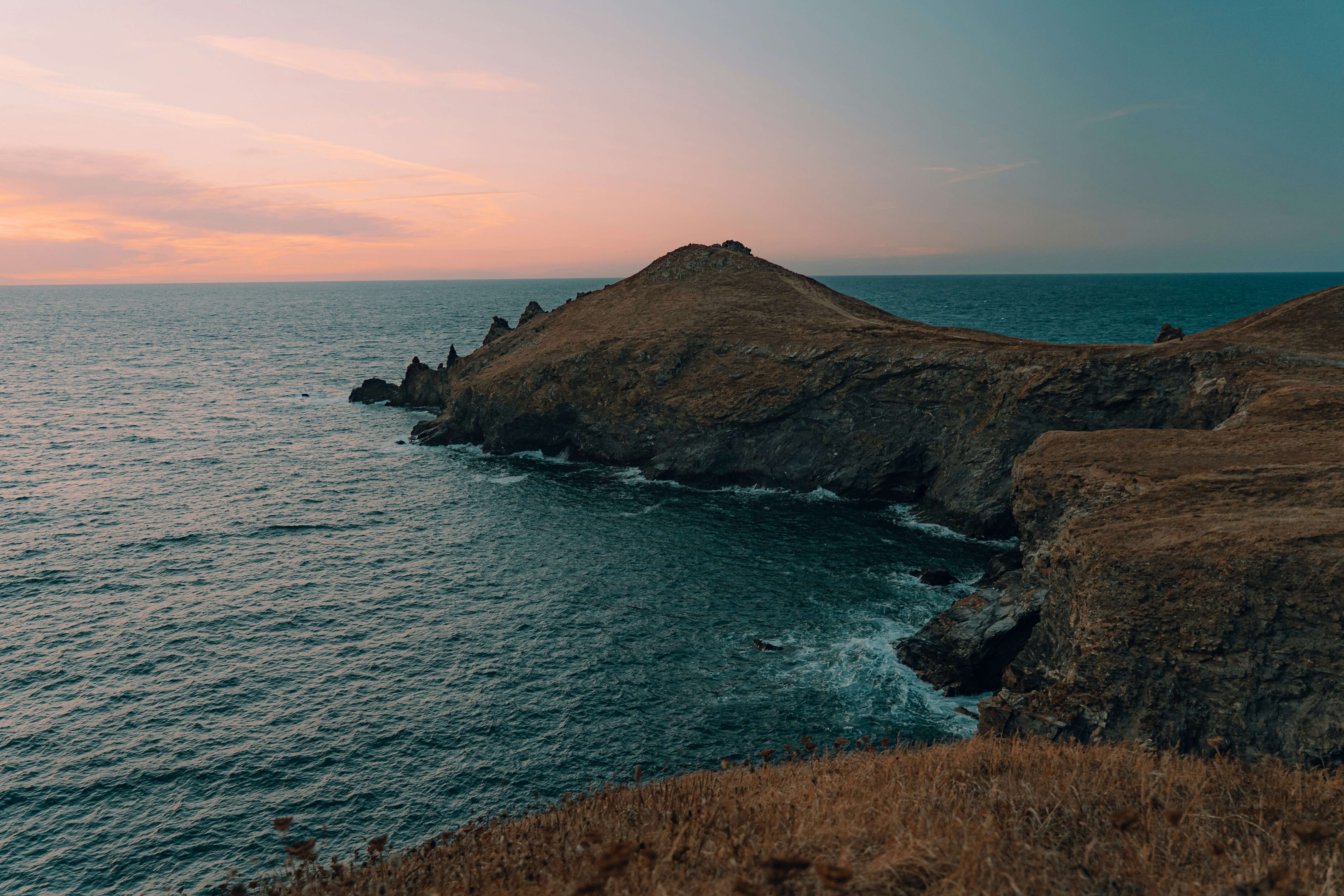 Coastal Promontory at Dusk
