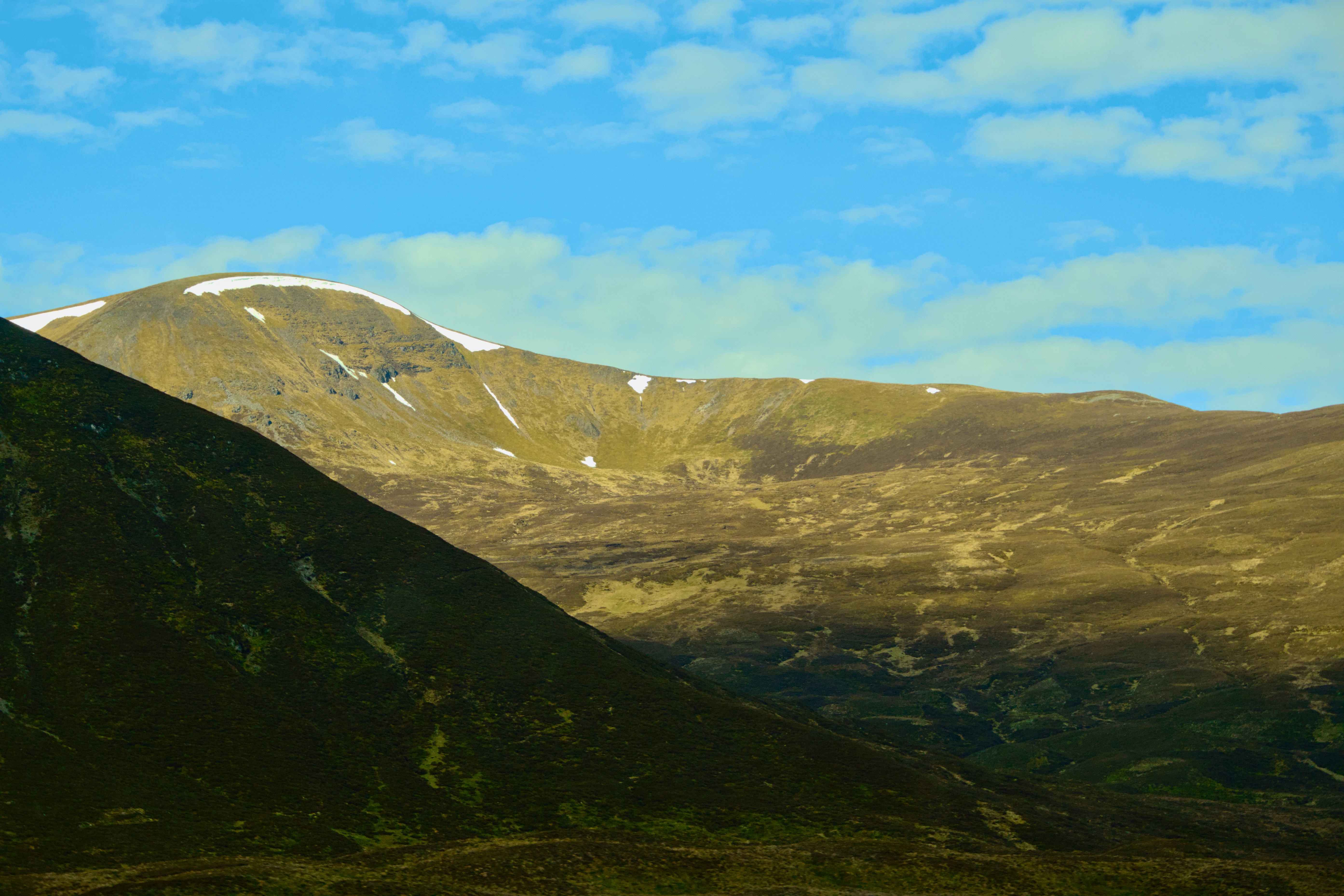 Isolated Ridge Beneath a Cerulean Sky