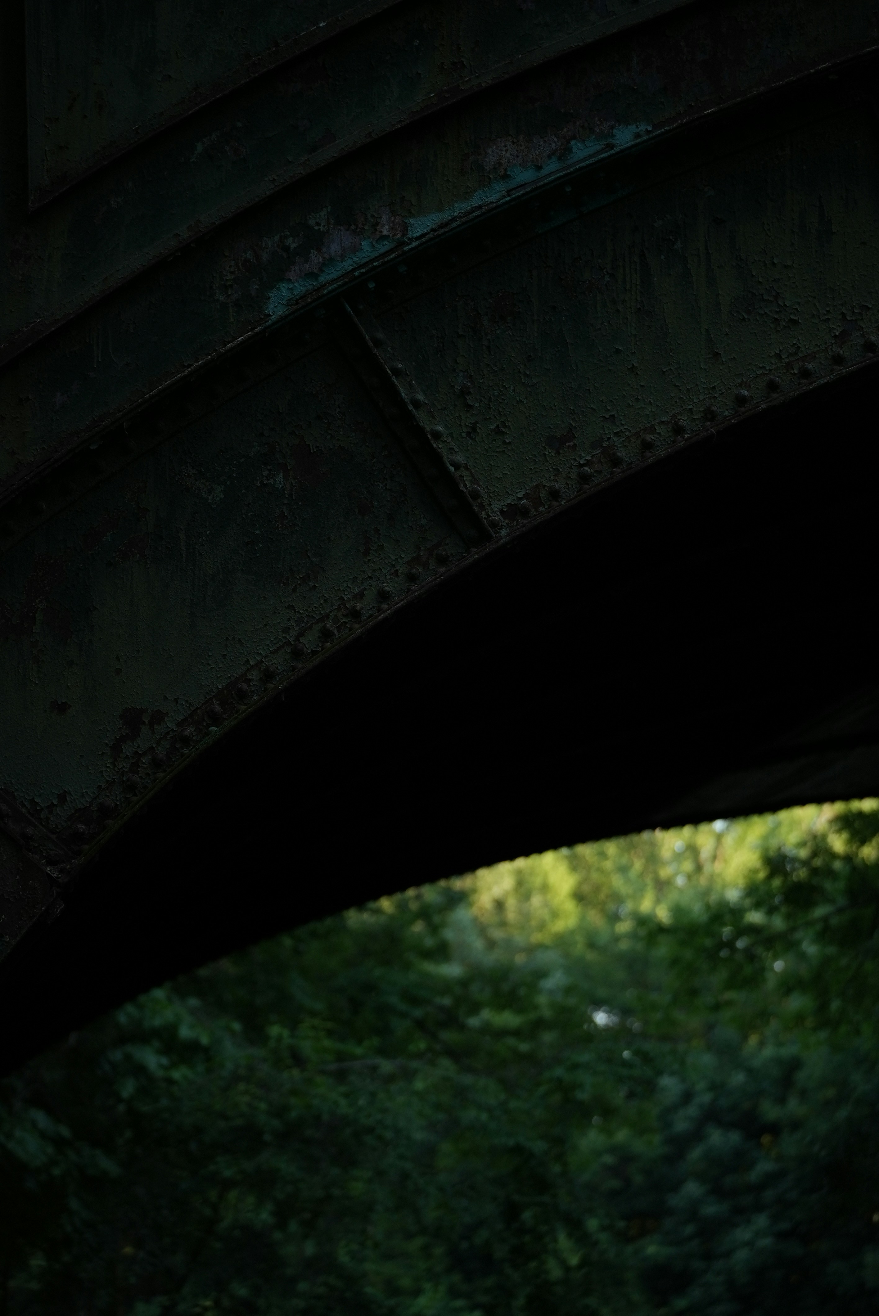 Under the Rusted Curve: A Hidden Green Slice Beyond the Arch
